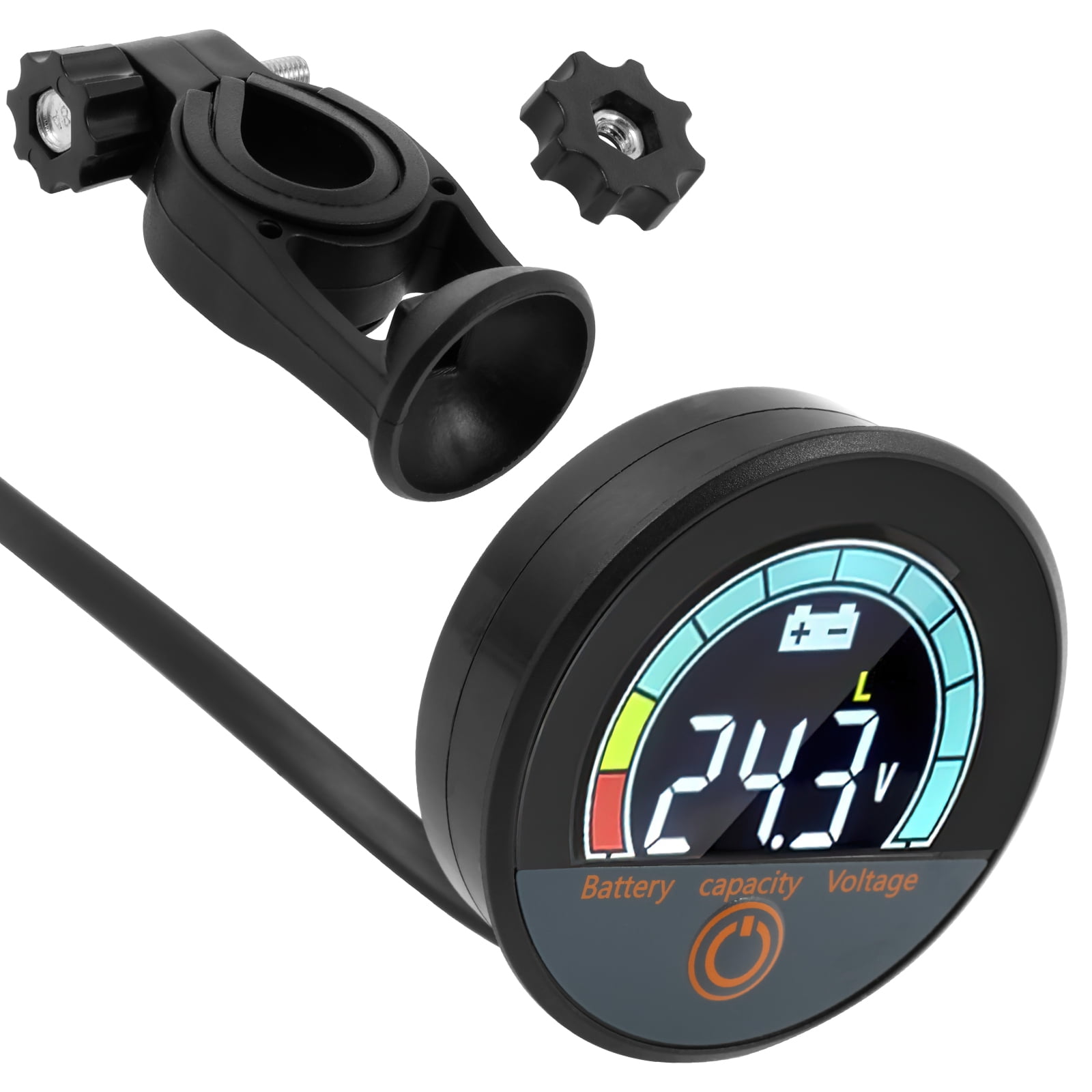 AEVXKHI Battery Monitor Sturdy Easy to Use Battery Capacity Voltage ...