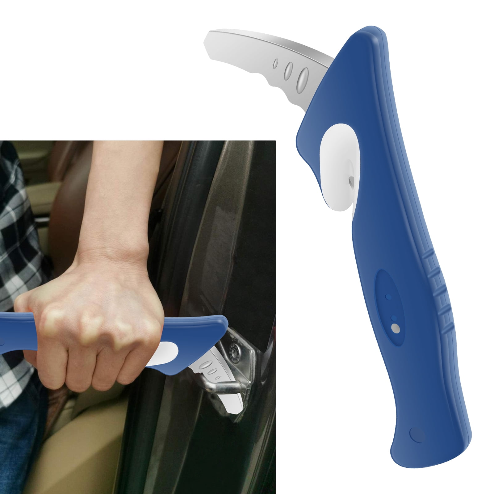 AEVXKHI Car Door Assist Handle, Vehicle Support Handles Seatbelt Cutter ...