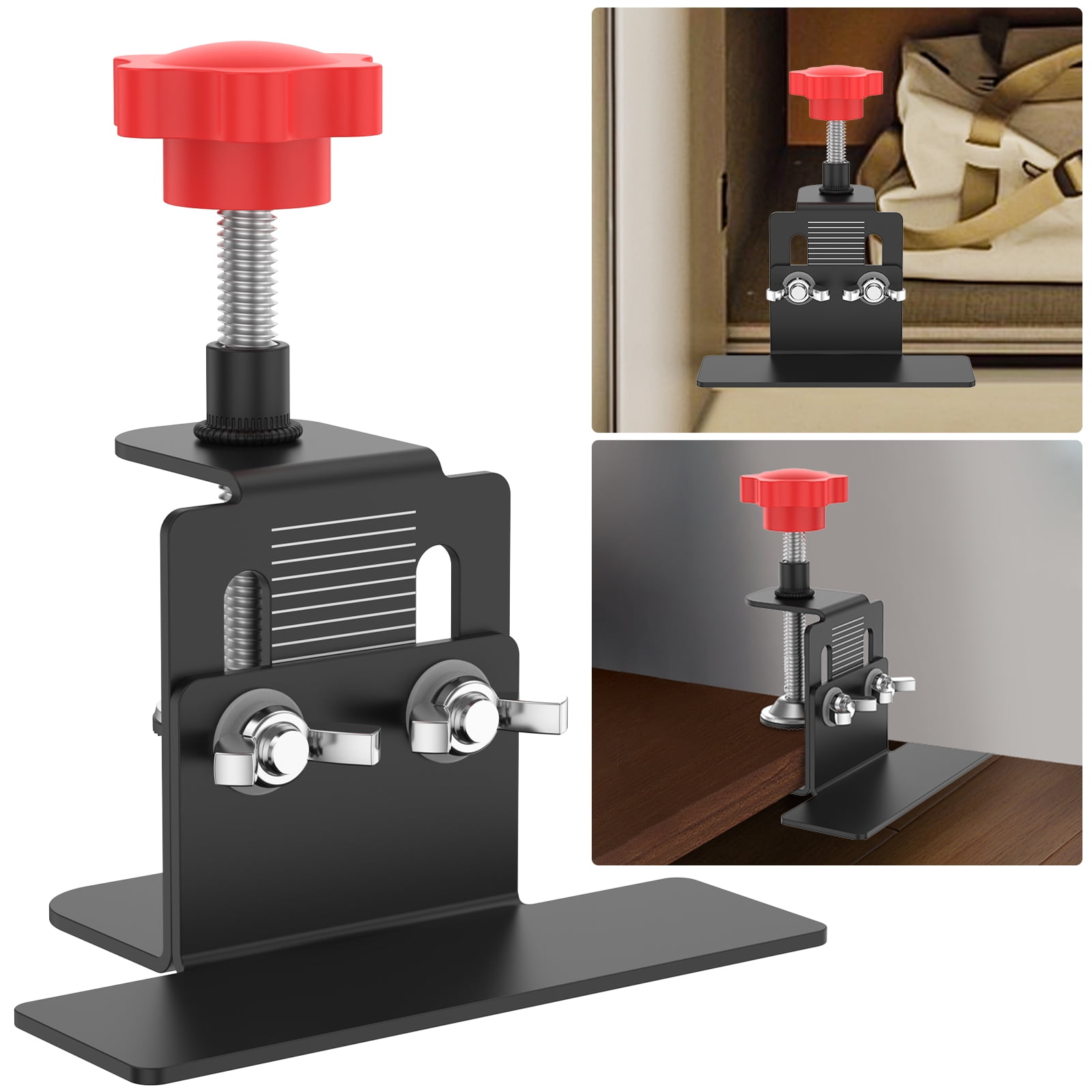 AEVXKHI Carbon Steel Cabinet Hardware Jig for Woodworking, Rust ...