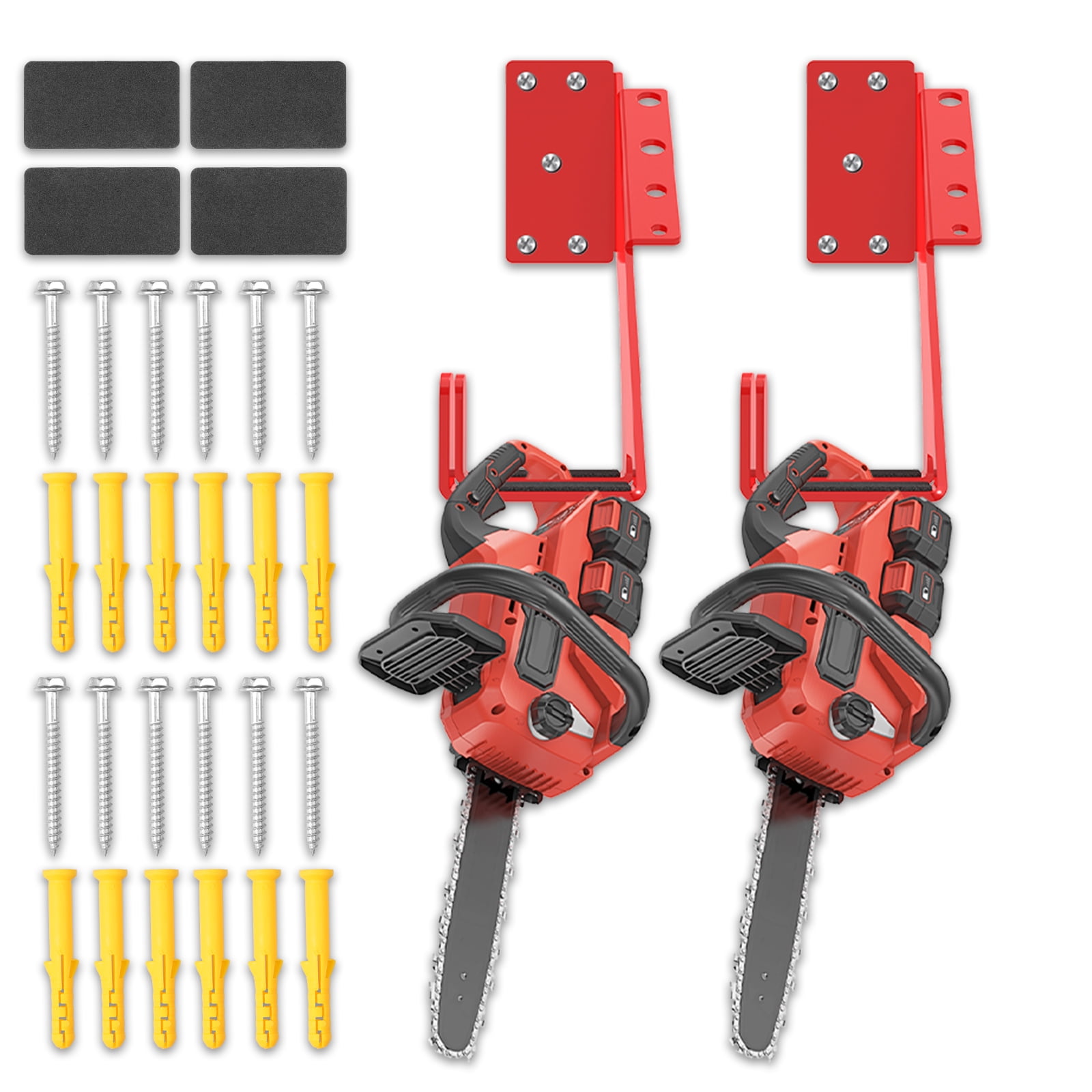AEVXKHI Carbon Steel Chainsaw Hanger, Wall Mounted Chainsaw Holder ...