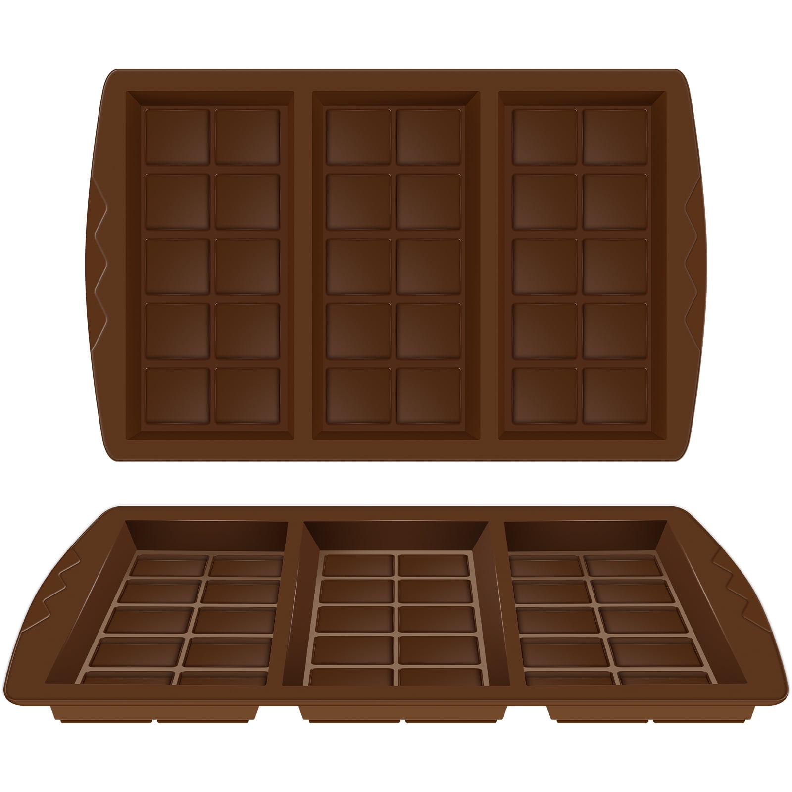 AEVXKHI Chocolate Bar Mold, Deep Silicone Chocolates Molds, Non Stick ...