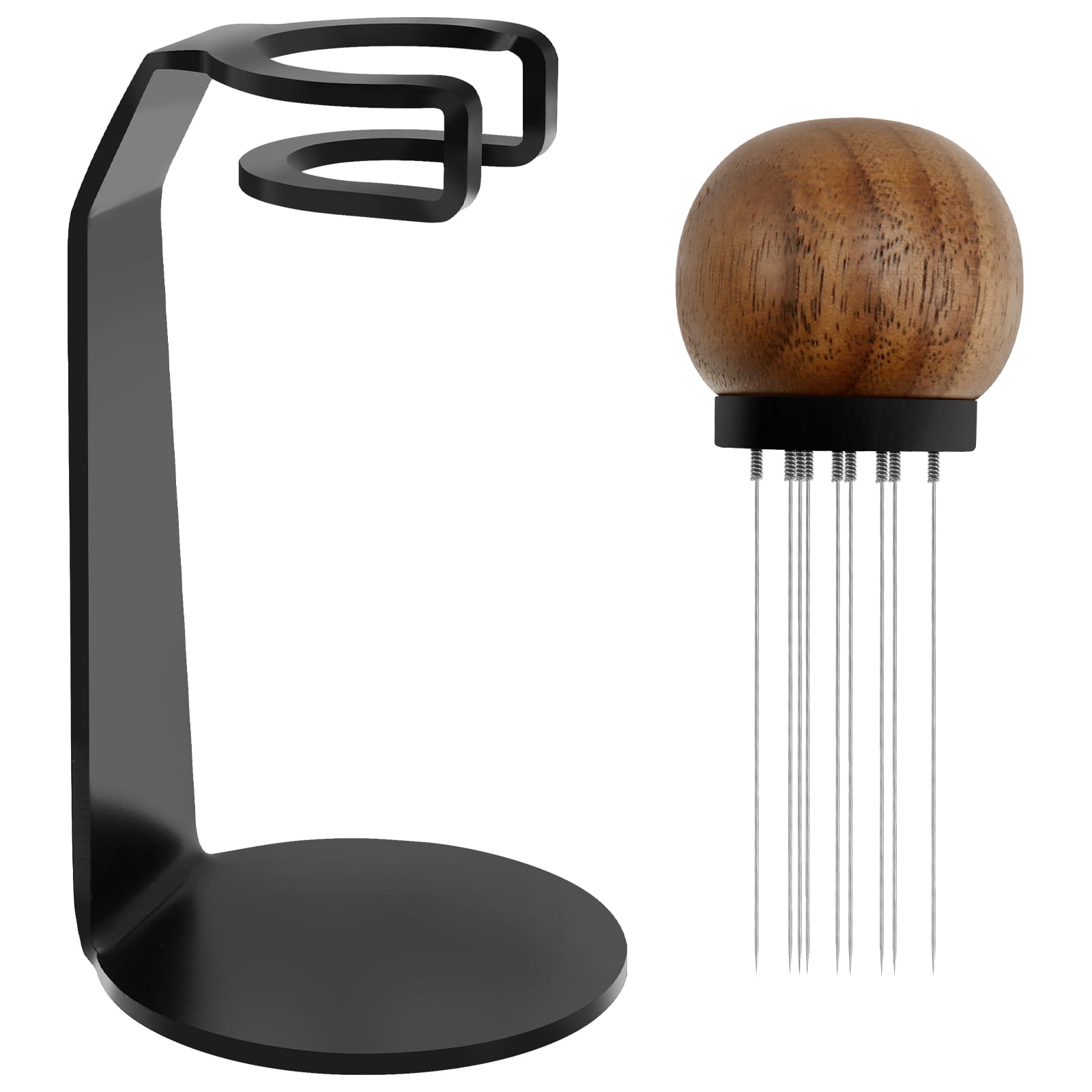 AEVXKHI Coffee Distribution Tool with Stand Spring End Design, Espresso ...