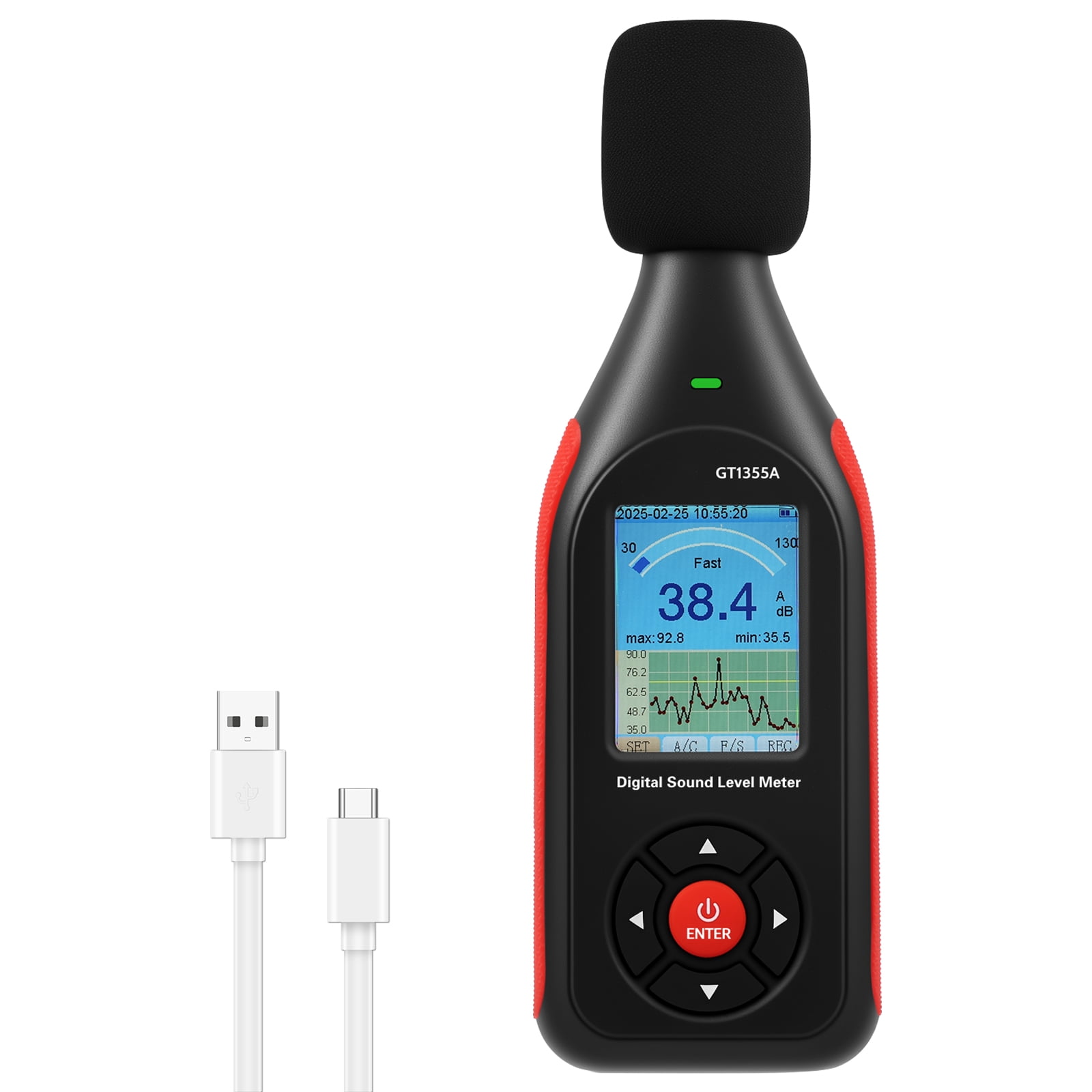 AEVXKHI Digital Decibel Meter, 30-130dB High Precision Sound Level ...