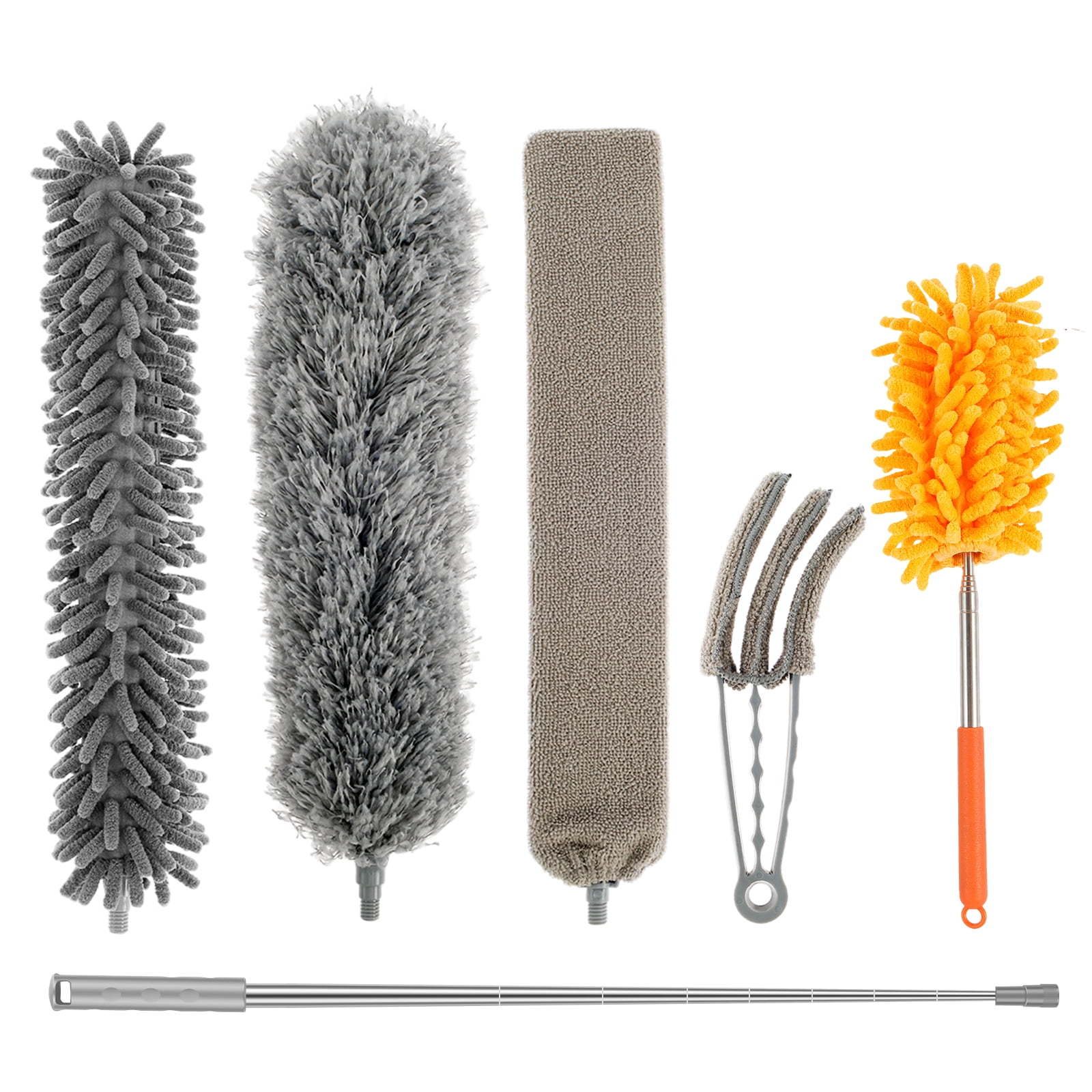 AEVXKHI Dusters with Extension Pole, Dust Cleaner Set Removable Duster ...