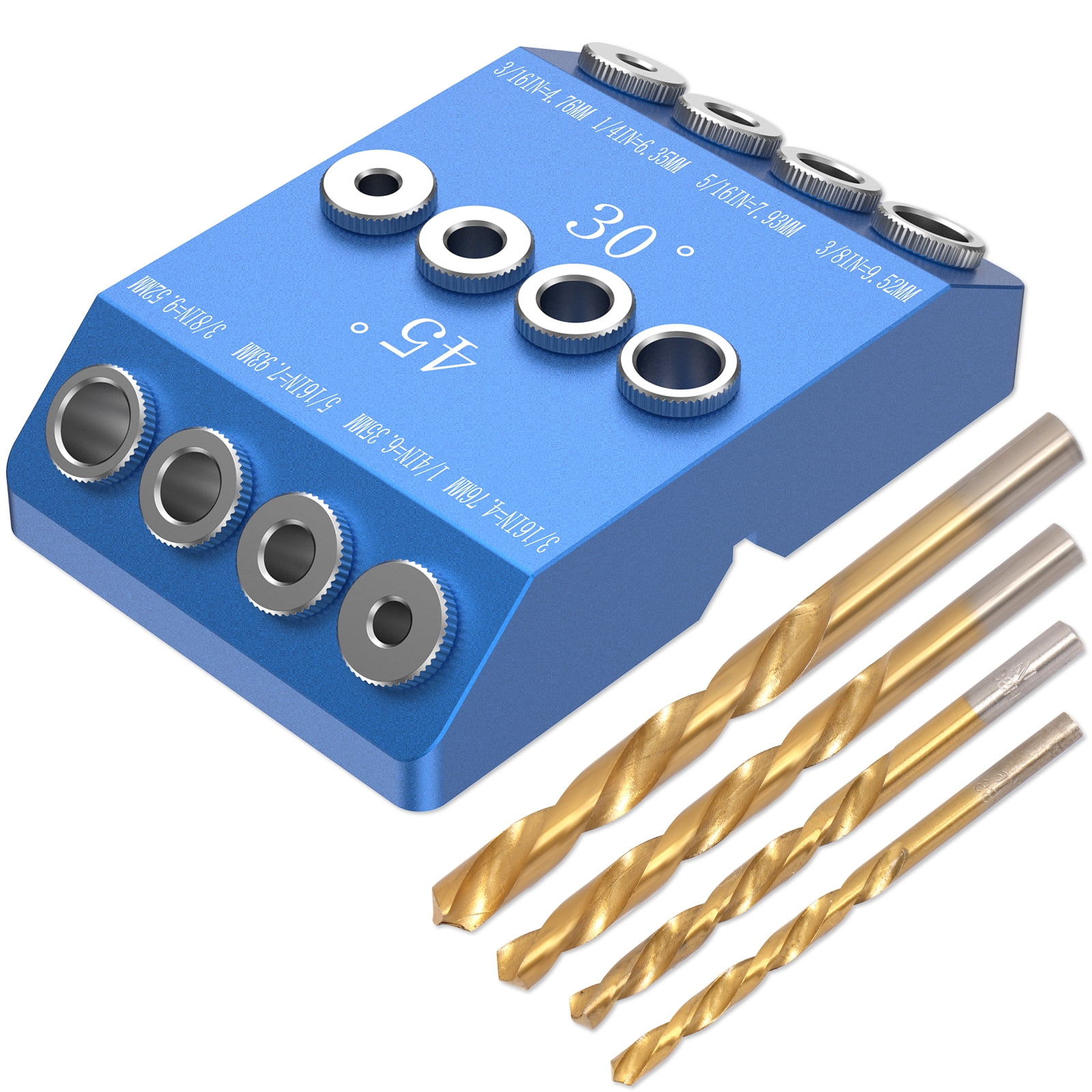 AEVXKHI Efficient 30 45 90 Angle Hole Drilling Jig, Aluminium Alloy ...