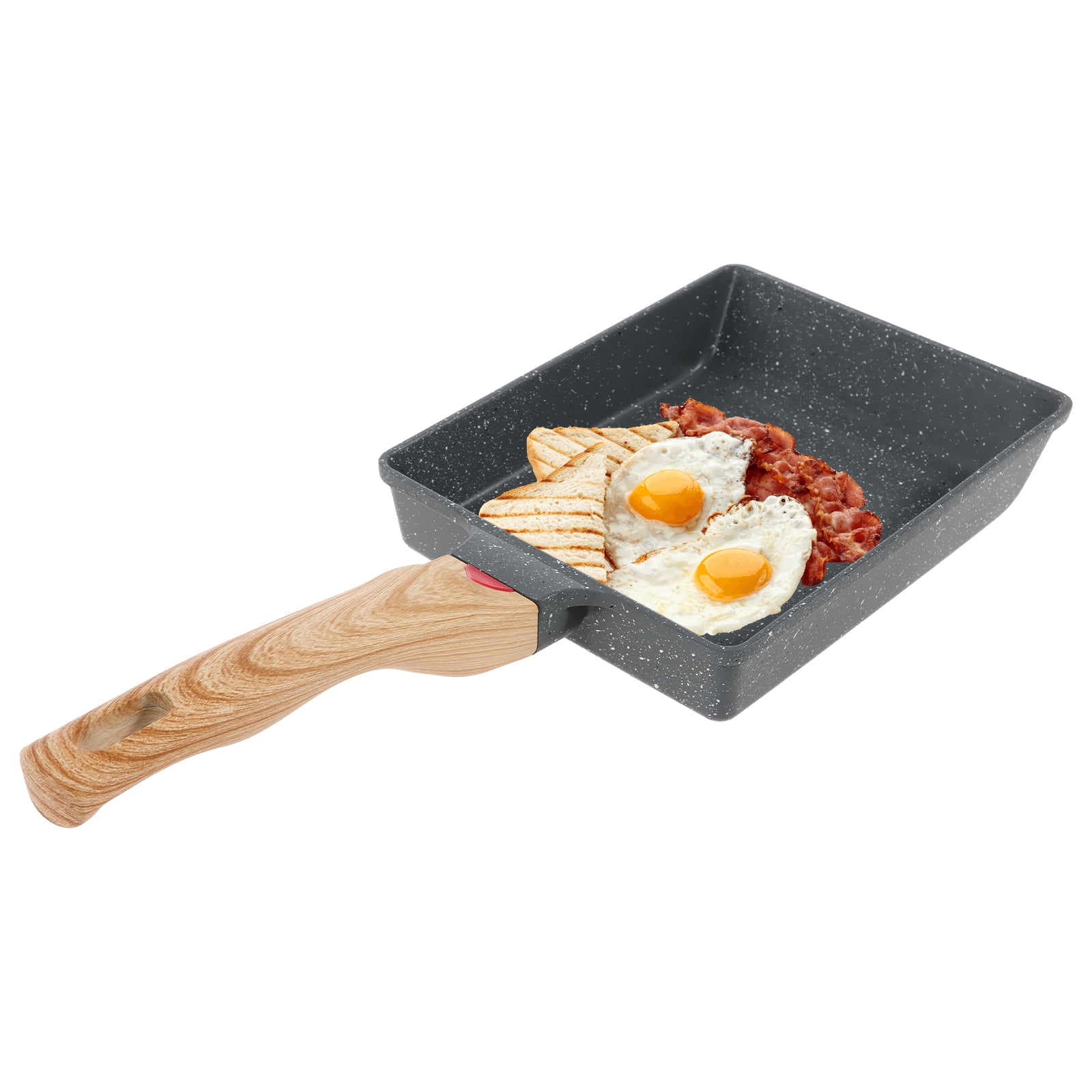 AEVXKHI Egg Roll Pan, Uniform Heating Egg Frying Pan, Nonstick Omelette ...