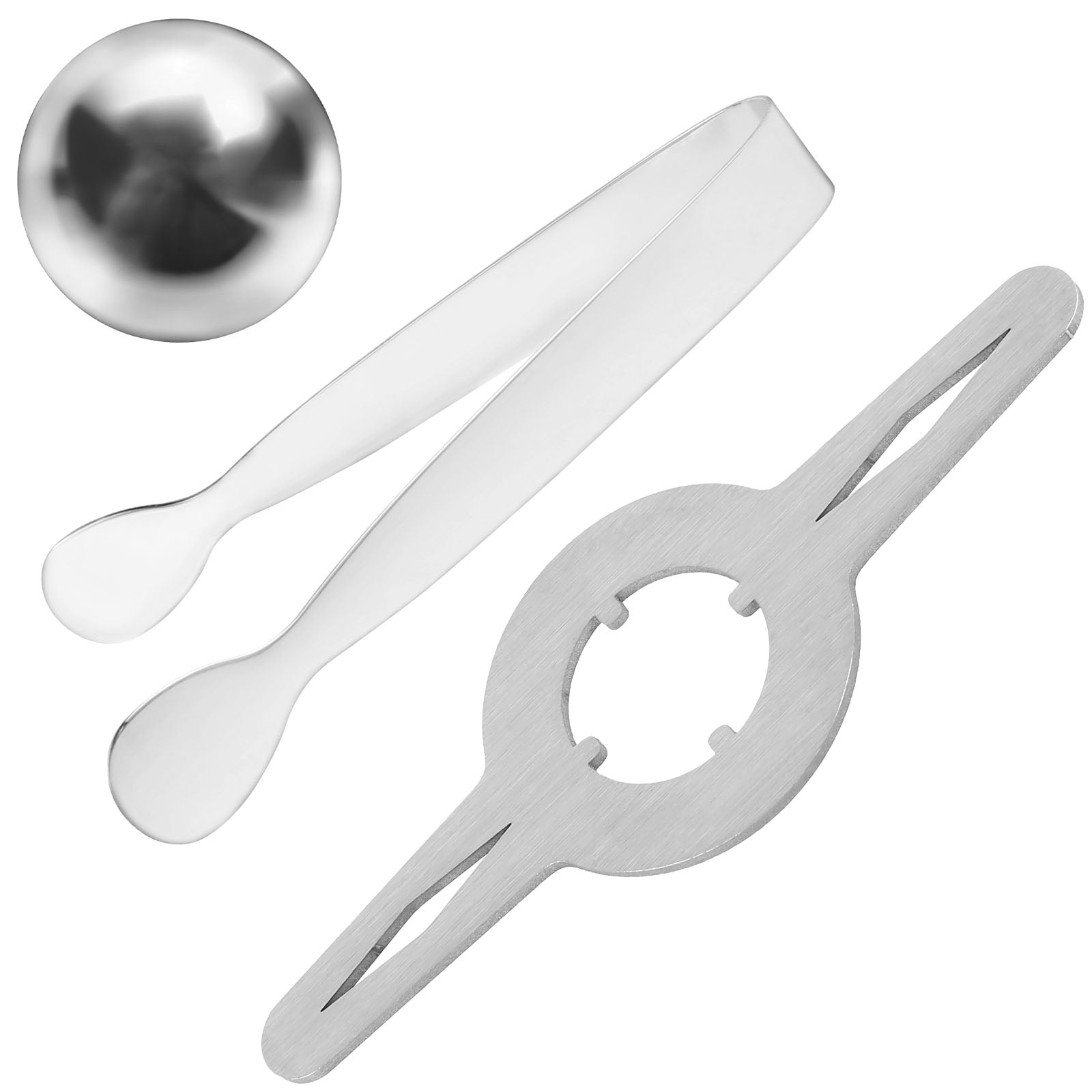 AEVXKHI Espresso Frozen Ball with Detachable Rack and Tong, Stainless ...