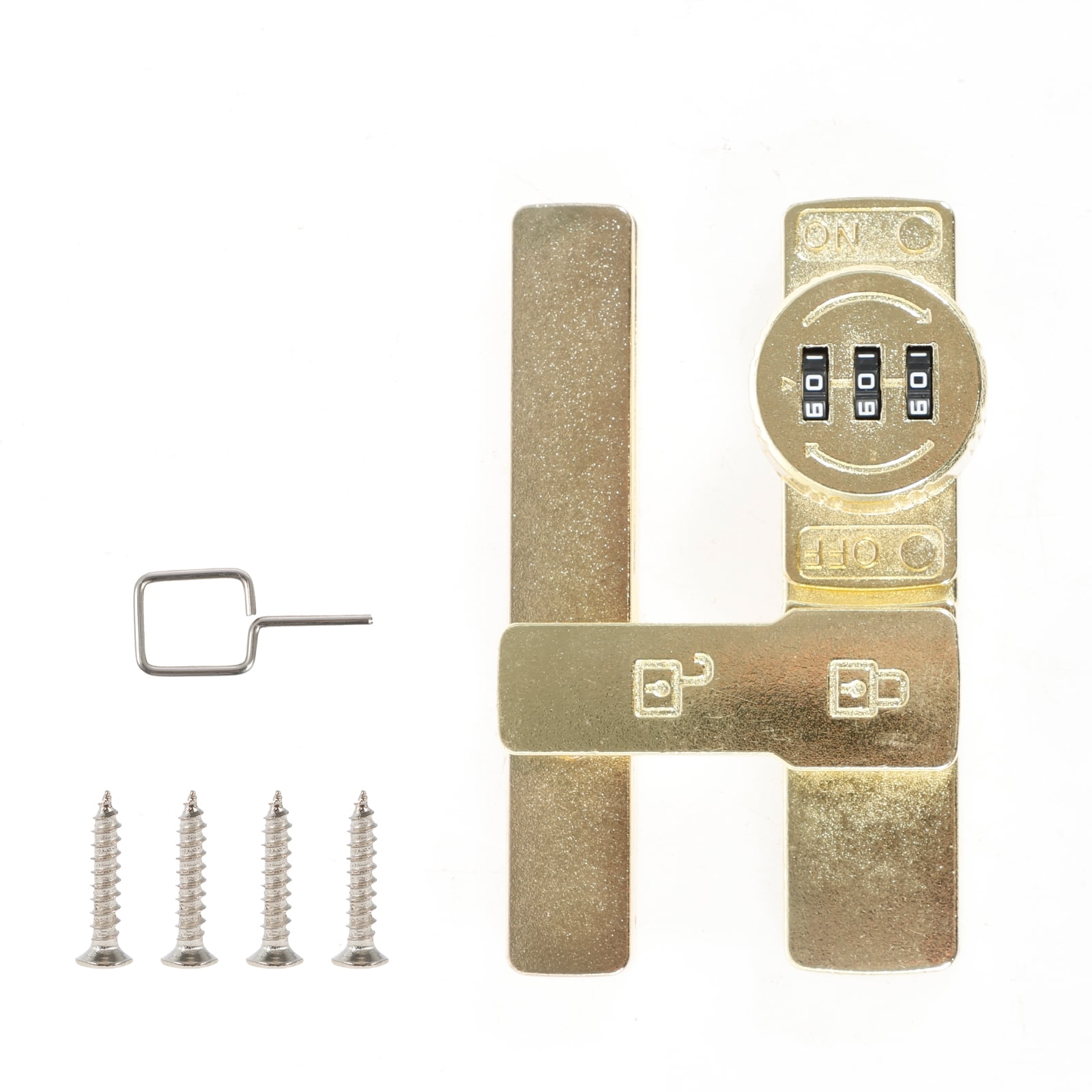 AEVXKHI Flip Latch Lock with 3 Digit Combination Zinc Alloy 90/180 ...