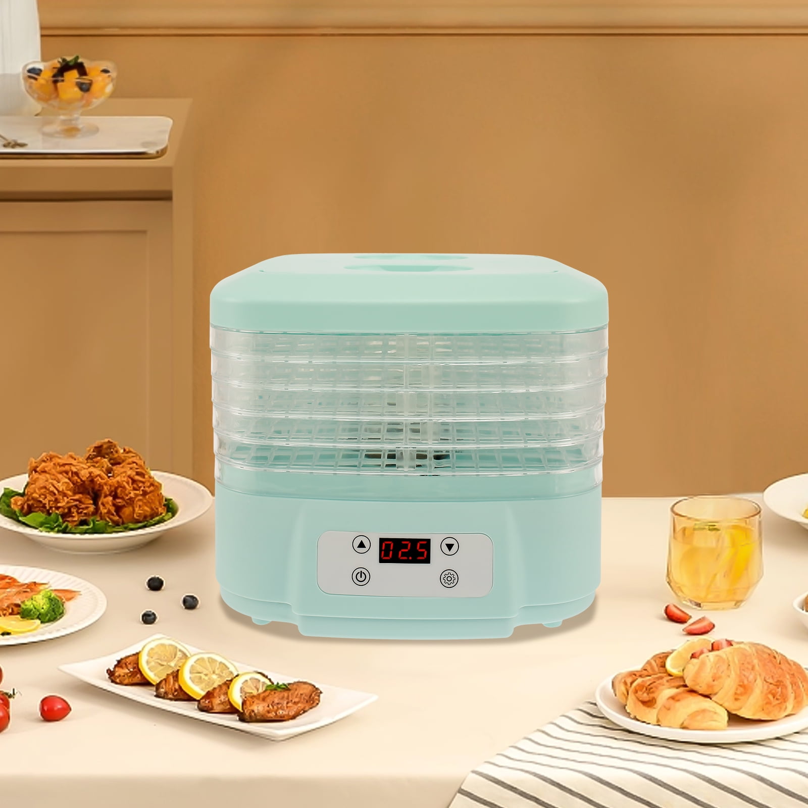 AEVXKHI Food Dehydrator, 6 Layers Large Capacity Food Dryer Machine ...