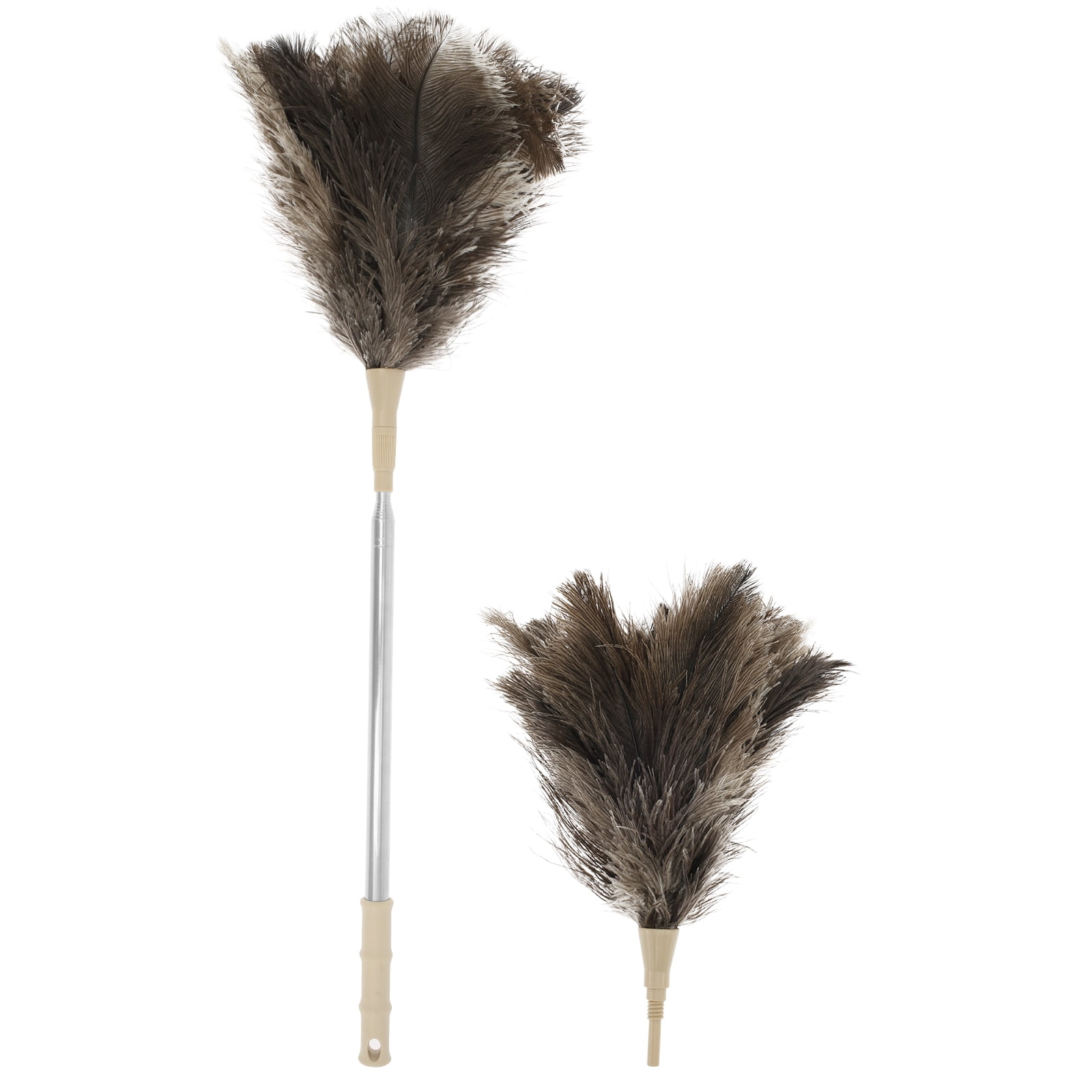 AEVXKHI Handheld Feather Duster with Extension Pole, 29 to 83 Inches ...