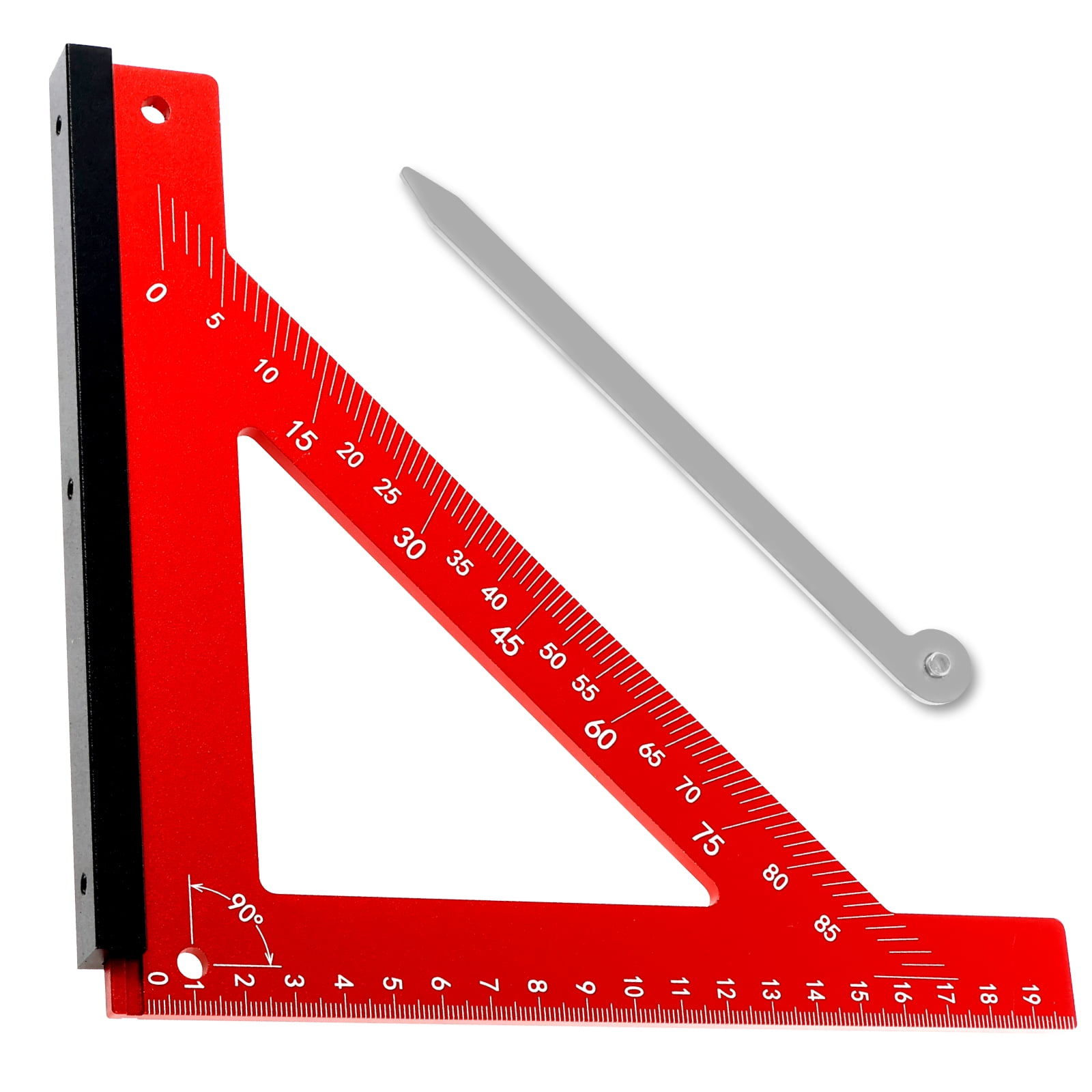 AEVXKHI Horizontal Right Angle Ruler, 90 Degree Positioning Measuring ...
