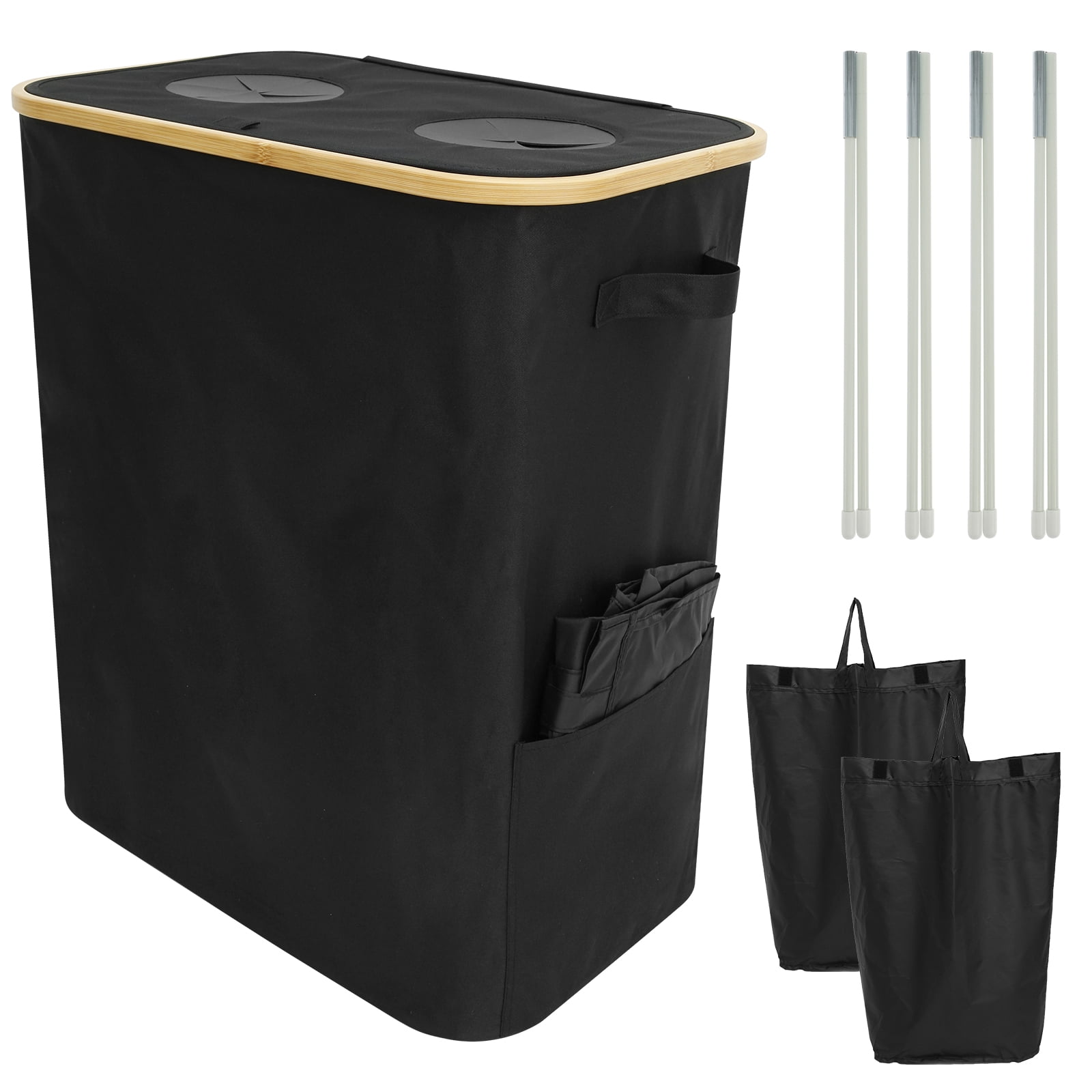 AEVXKHI Kitchen Recycling Bin 140L Bottle Recycling Bin with Lid Large ...