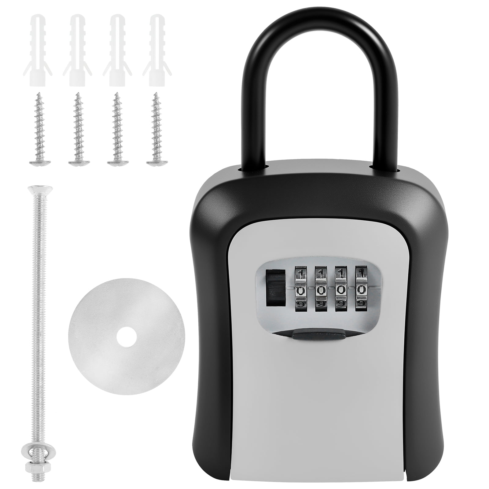 AEVXKHI Magnetic Key Lock Case, Metal Key Storage Box, 4 Digit ...