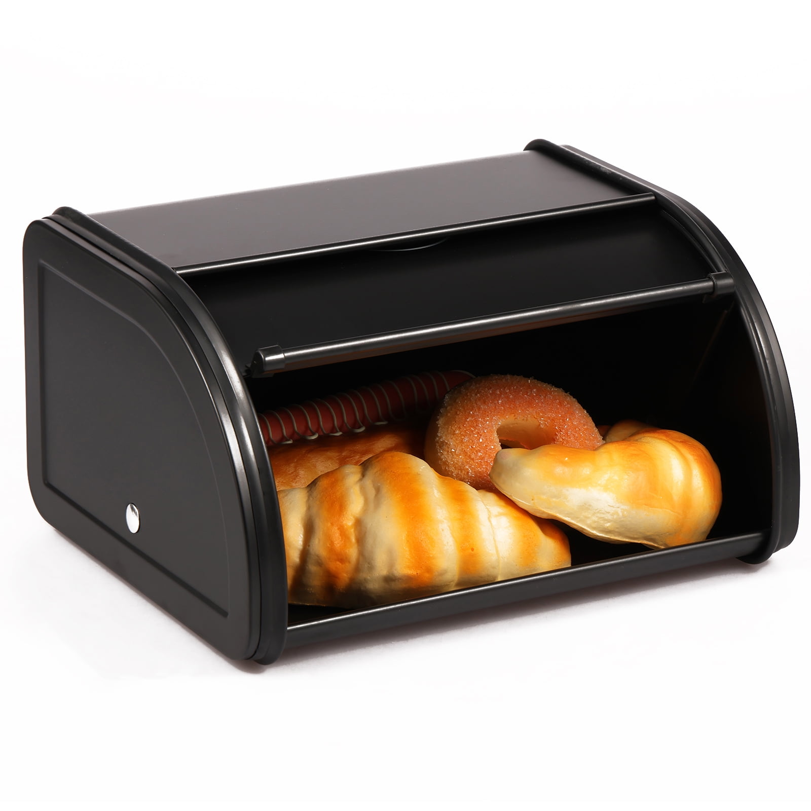 AEVXKHI Metal Bread Box with Lid, Vintage Bread Bin Bread Holder Box ...