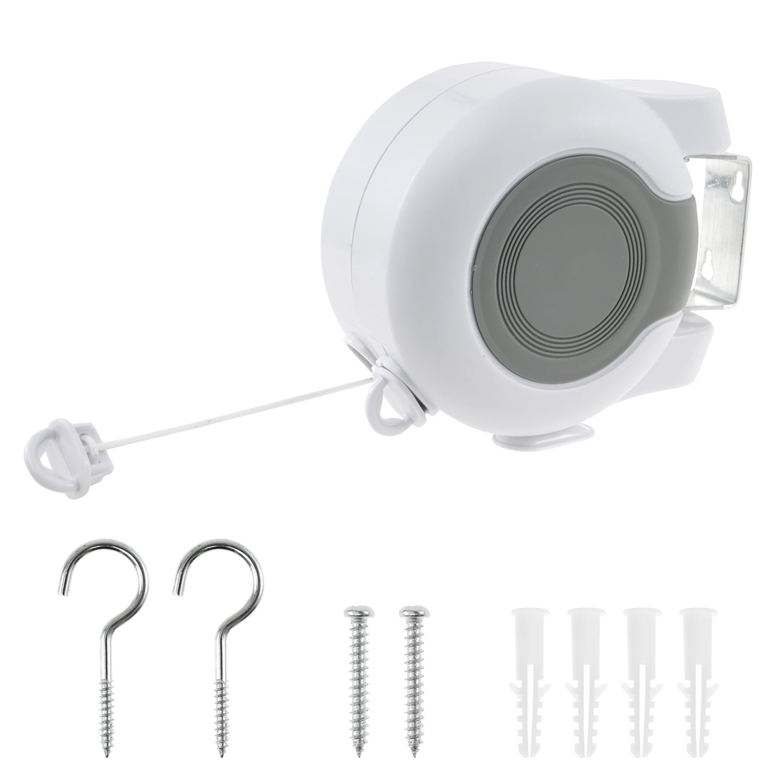 AEVXKHI Outdoor Clothesline Robust Twin Line, Retractable Clothesline ...