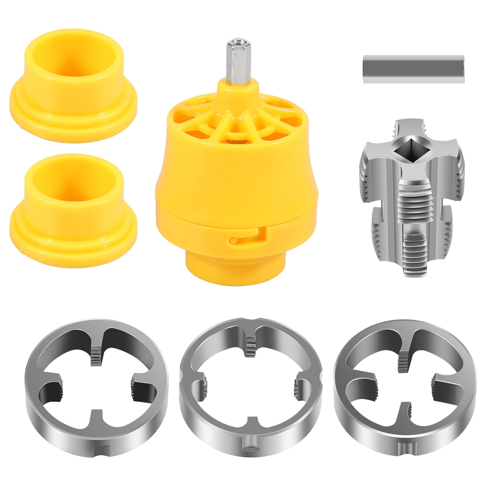 AEVXKHI PVC Thread Maker Tool for Electric Drill Pipe Threader Kit with ...