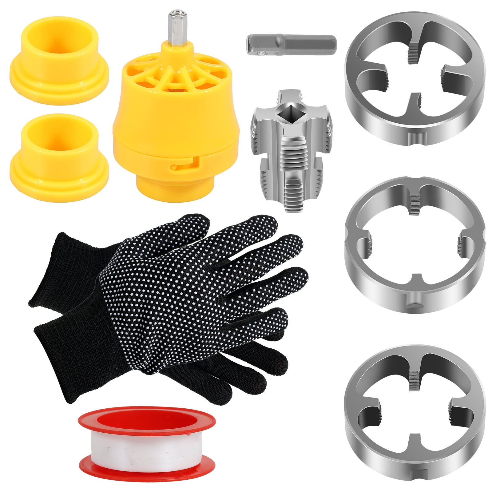 AEVXKHI PVC Thread Maker Tool, Pipe Threader Plumbing Tool, Plastic ...