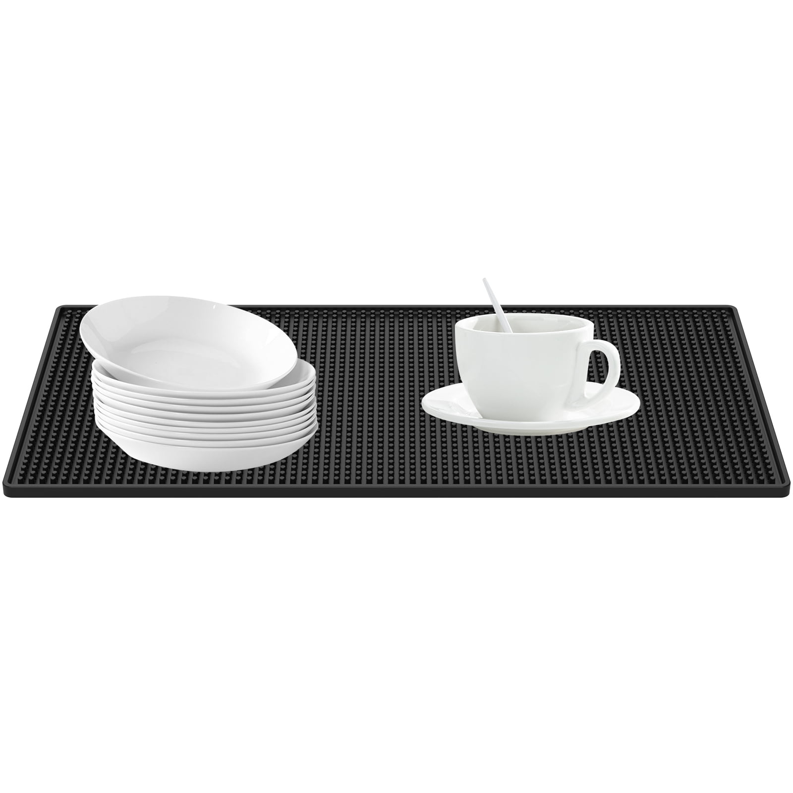 AEVXKHI Plastic Coffee Mat, Large Rectangle Shape Coffee Bar Mat, Anti ...