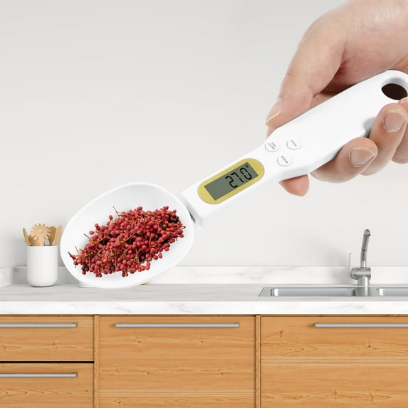 AEVXKHI Plastic Double Digital Measuring Spoon for Cat Dog Food ...