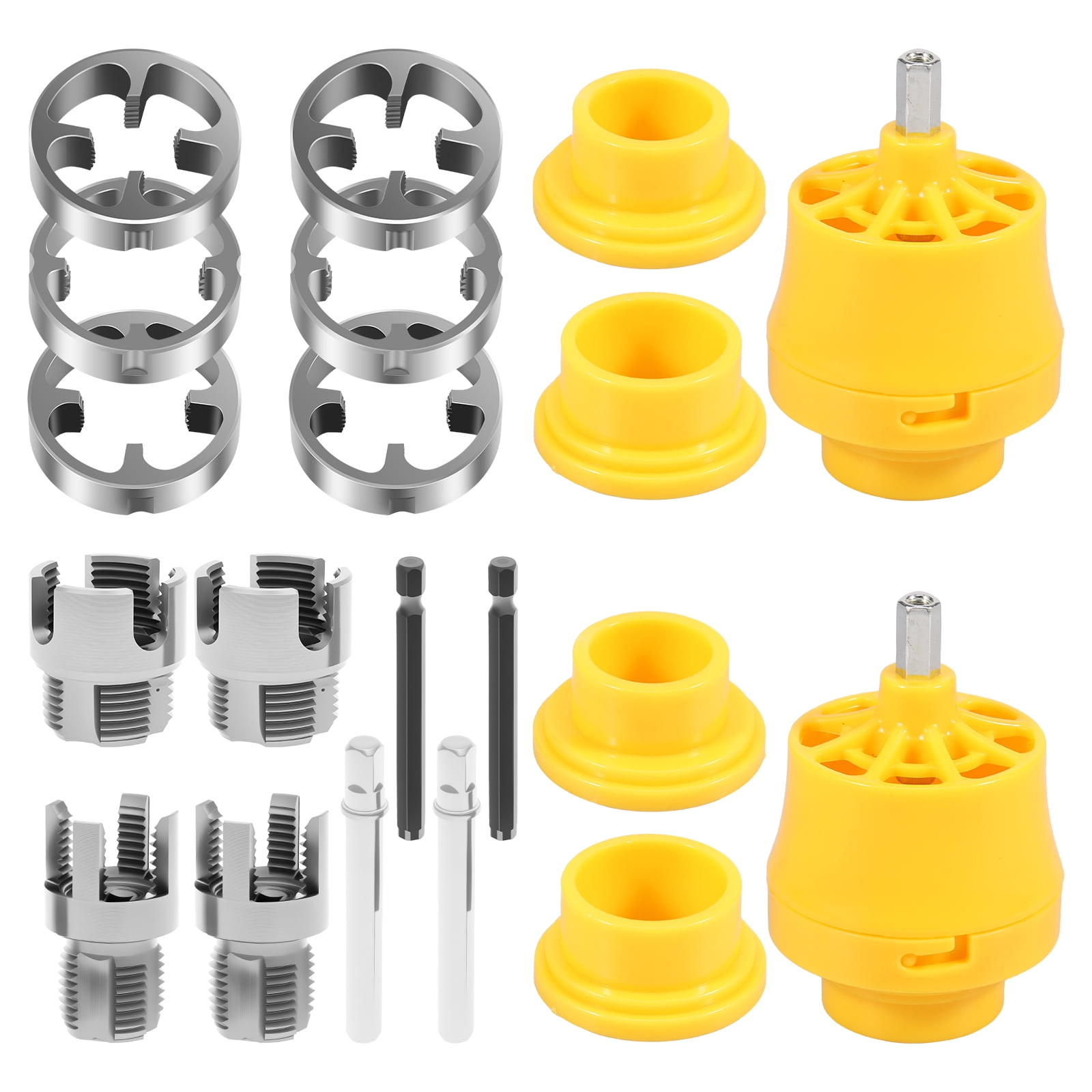 AEVXKHI Plastic PVC Pipe Threader Set, Accurate Pipe Threader Plumbing ...