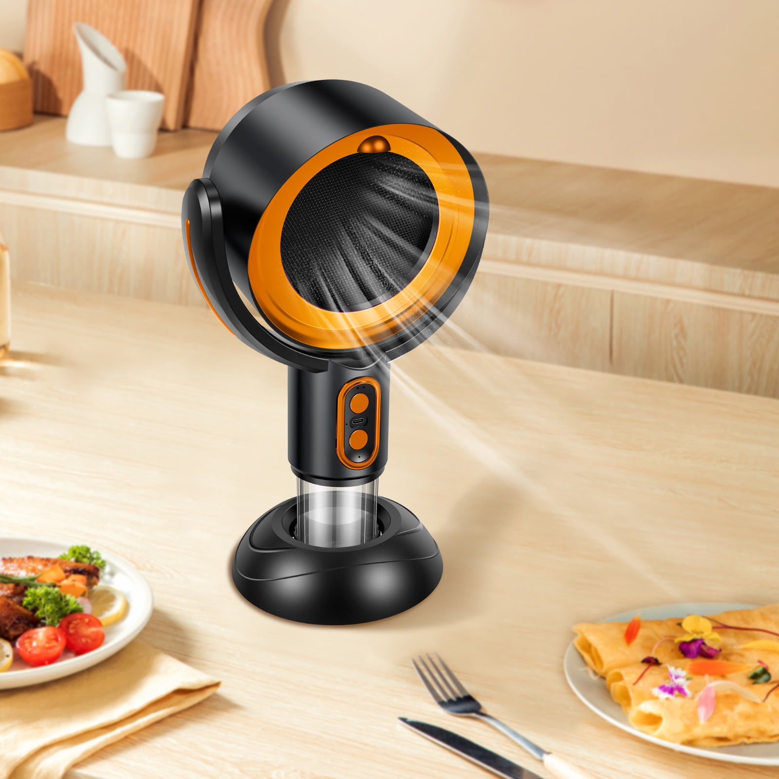 AEVXKHI Portable Range Hood, 2 Speeds Desktop Range Hood, USB Plug in ...