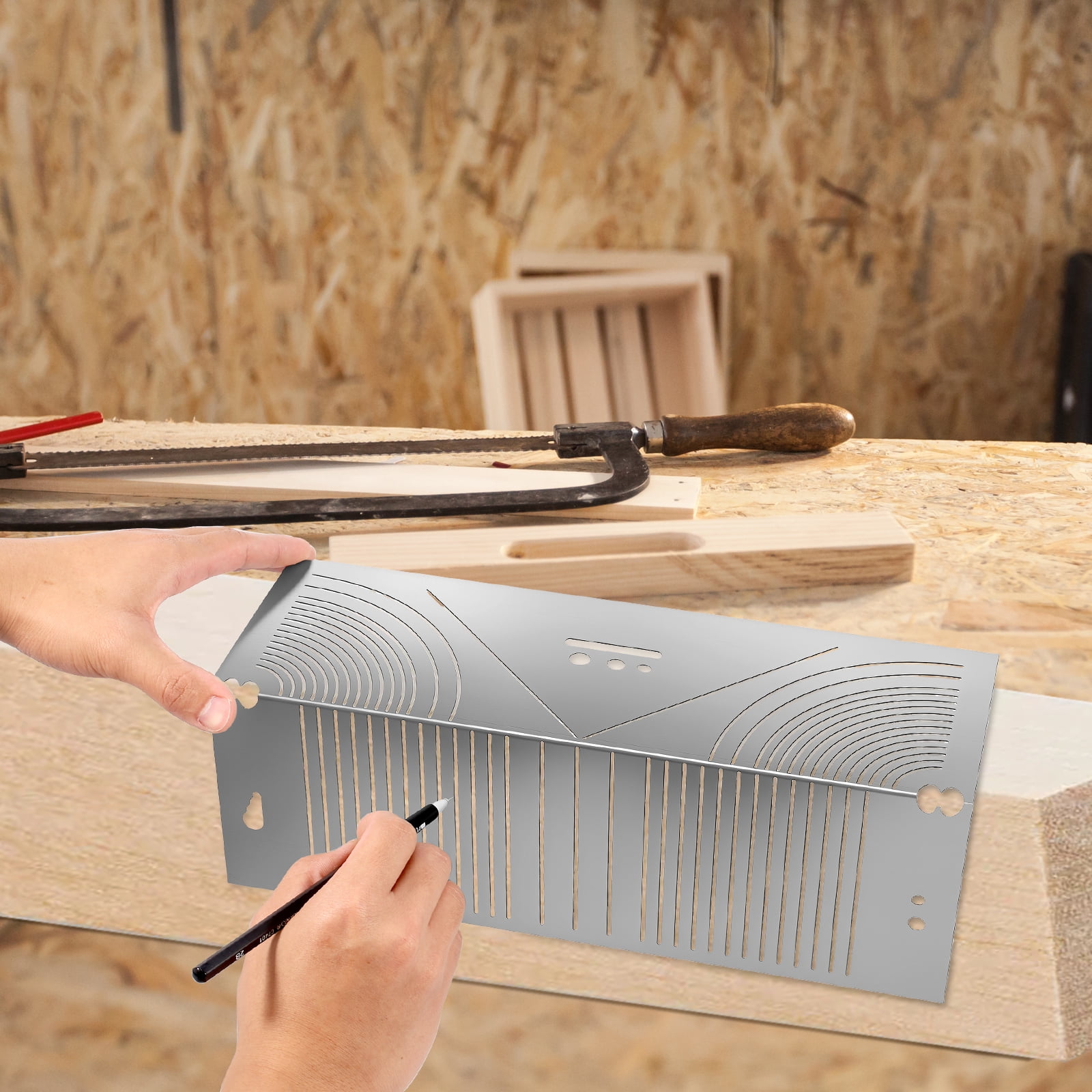 AEVXKHI Precision Flex Angle Arc Marking Tool, Stainless Steel ...