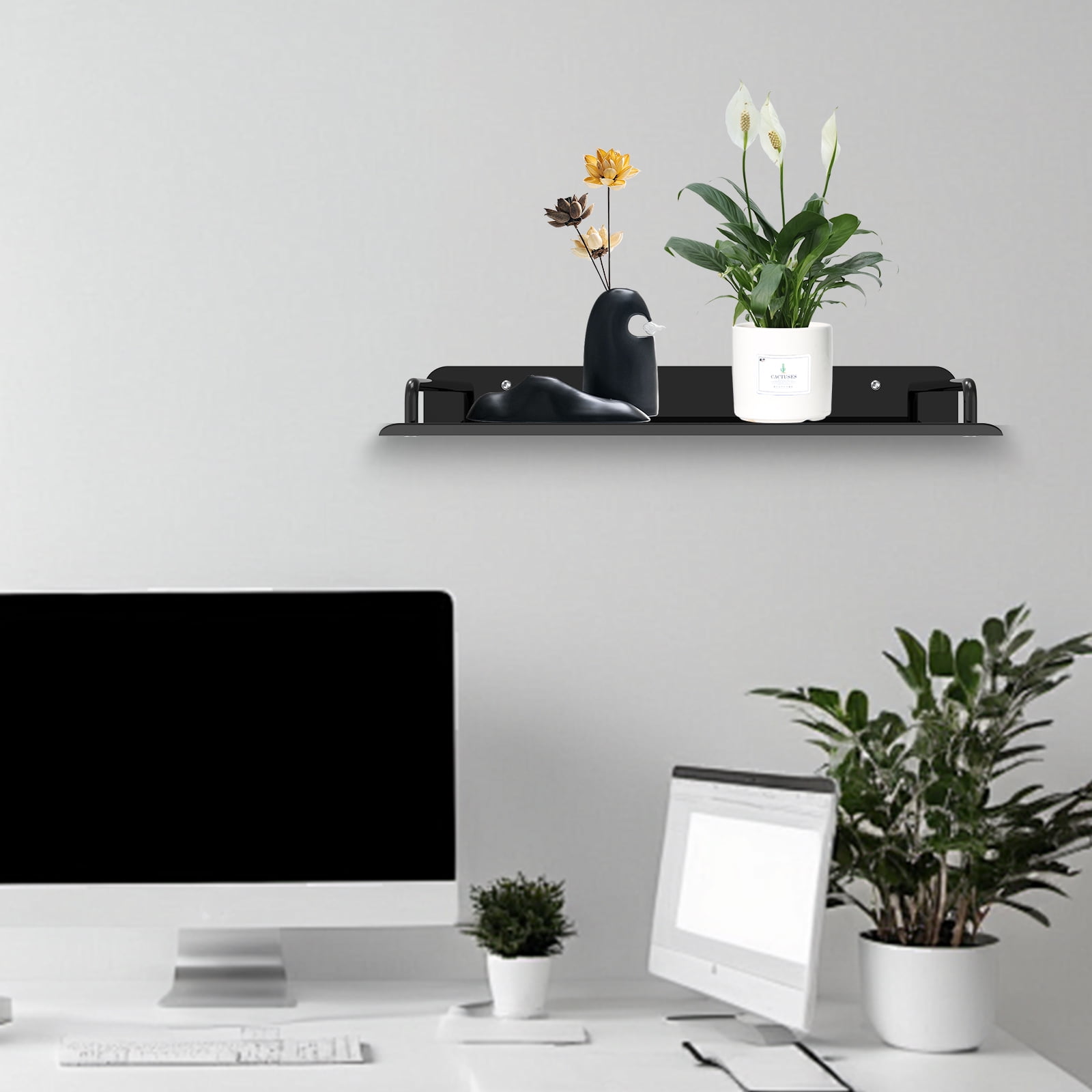 AEVXKHI Projector Shelf, Metal Floating Shelf for Projector, Wall ...