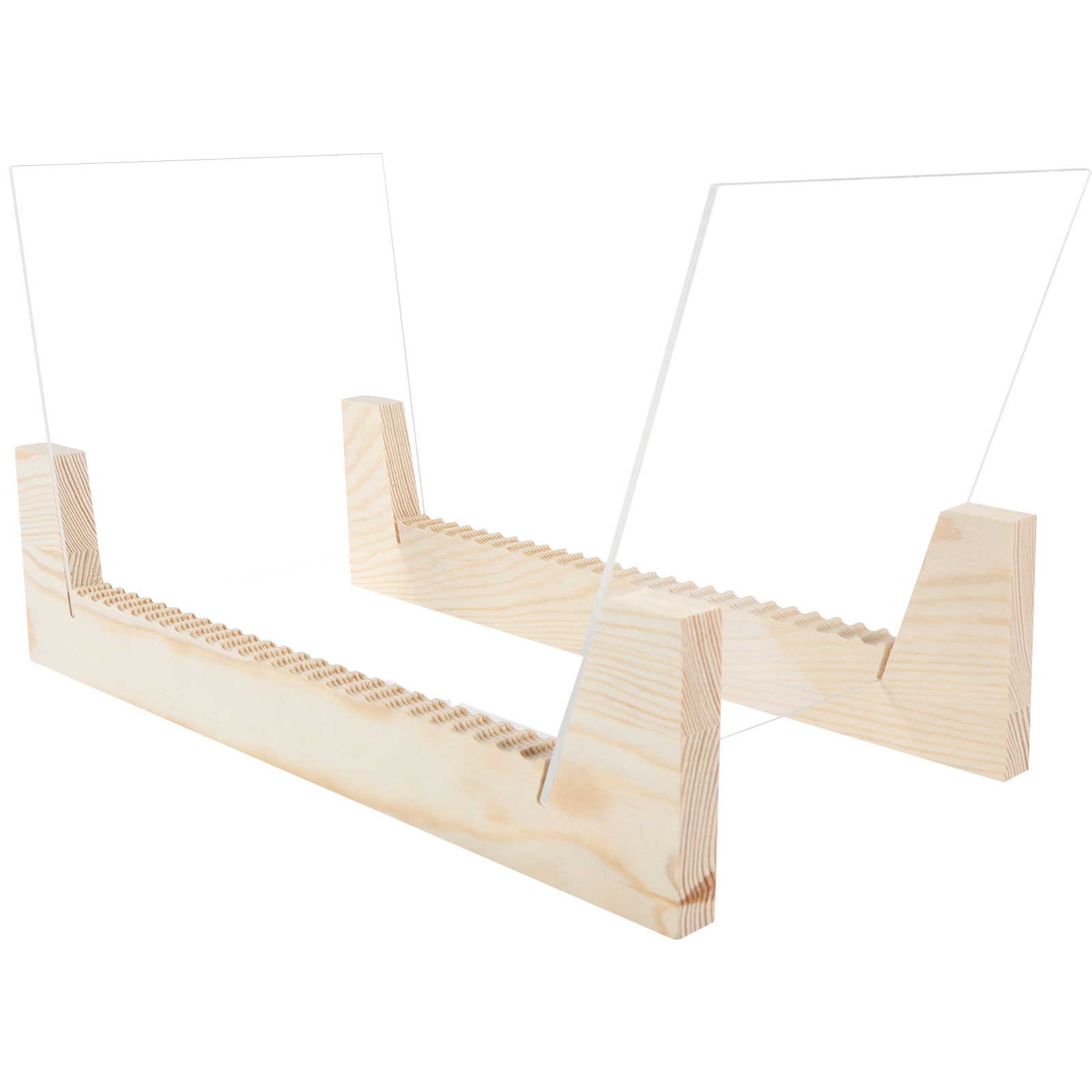 AEVXKHI Record Storage Holder Sturdy Wood Record Racks Detachable ...