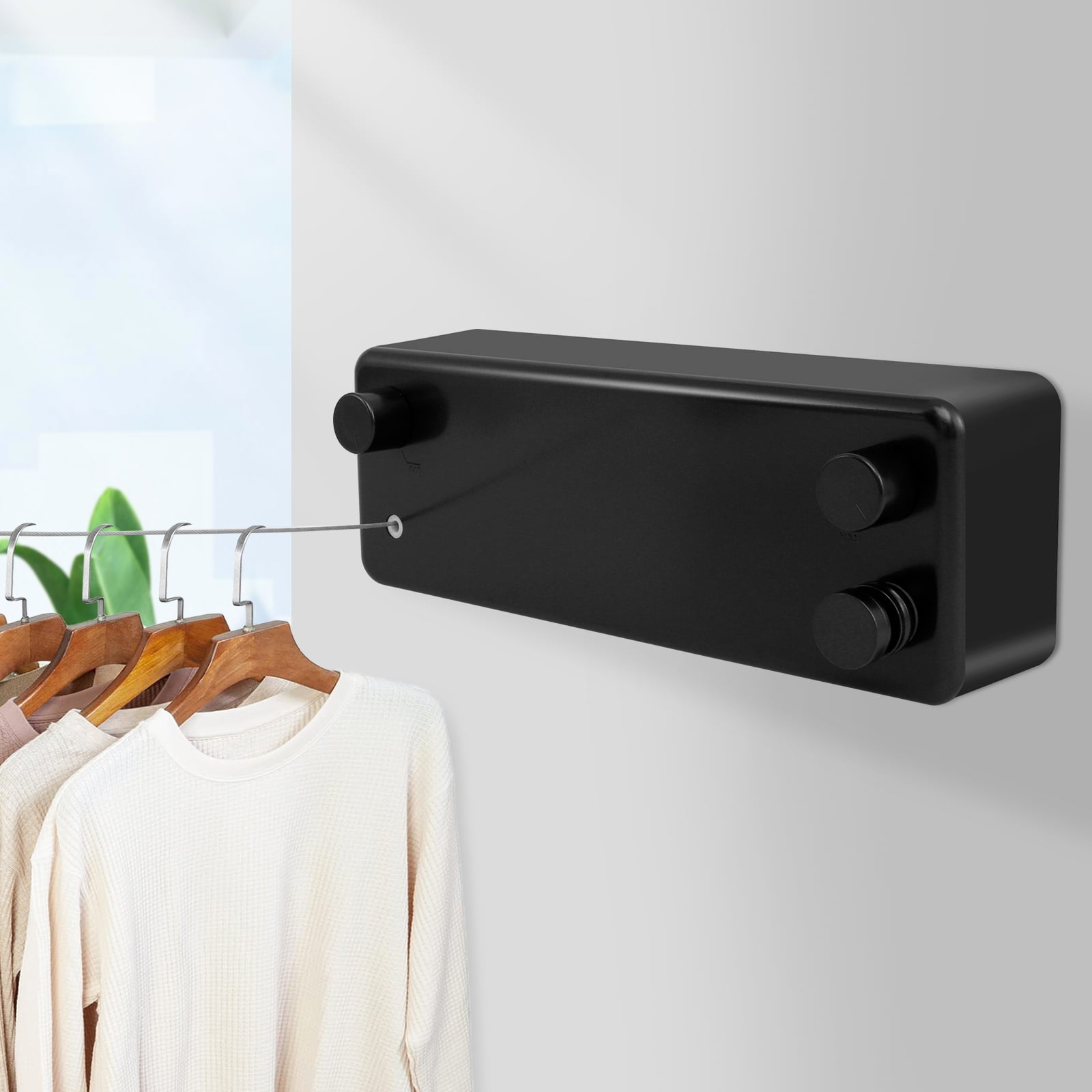 AEVXKHI Retractable Clothesline, Indoor Wall Mounted Clothes Line ...