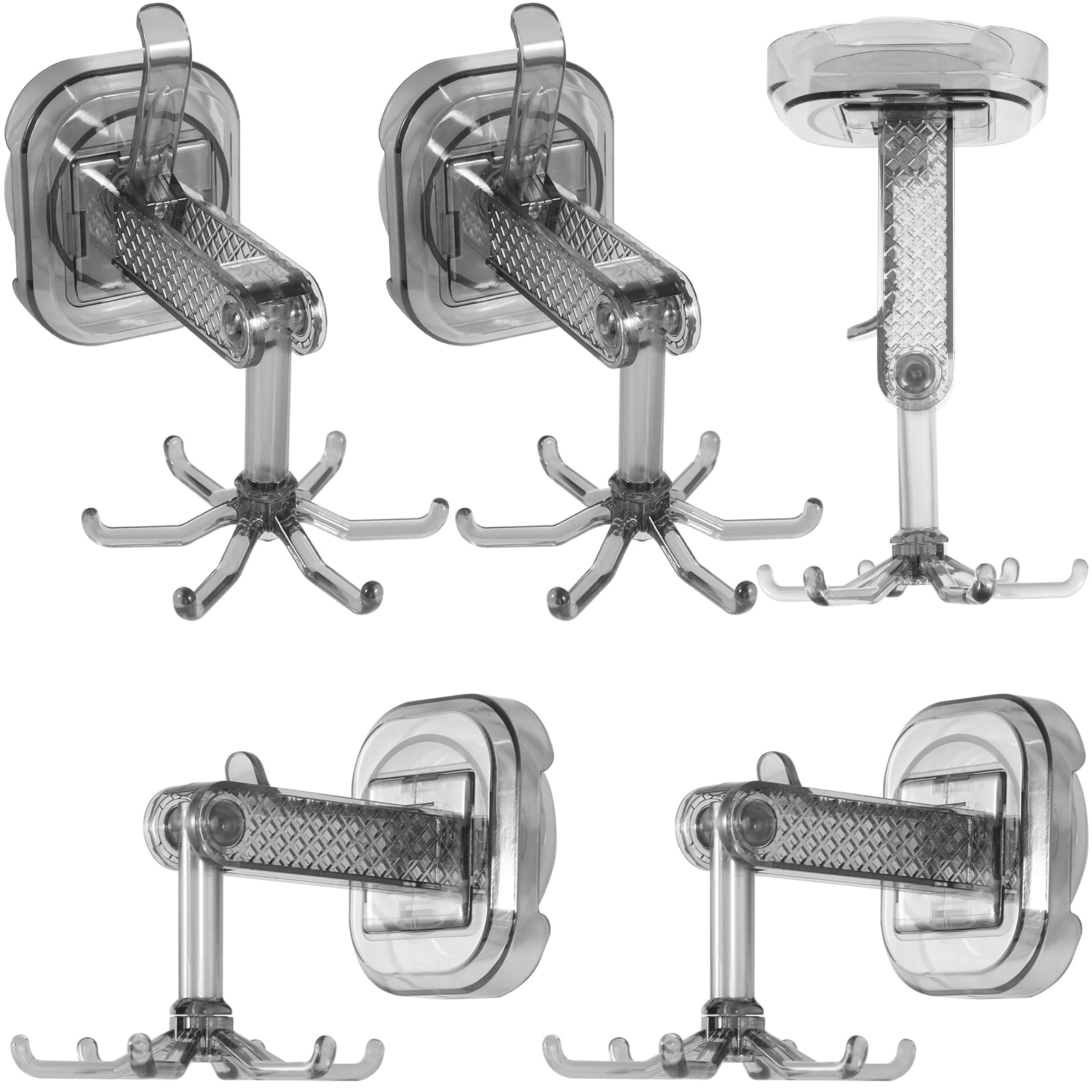 AEVXKHI Rotating Folding Hook, Waterproof Kitchens Utensil Hanger, 360 ...