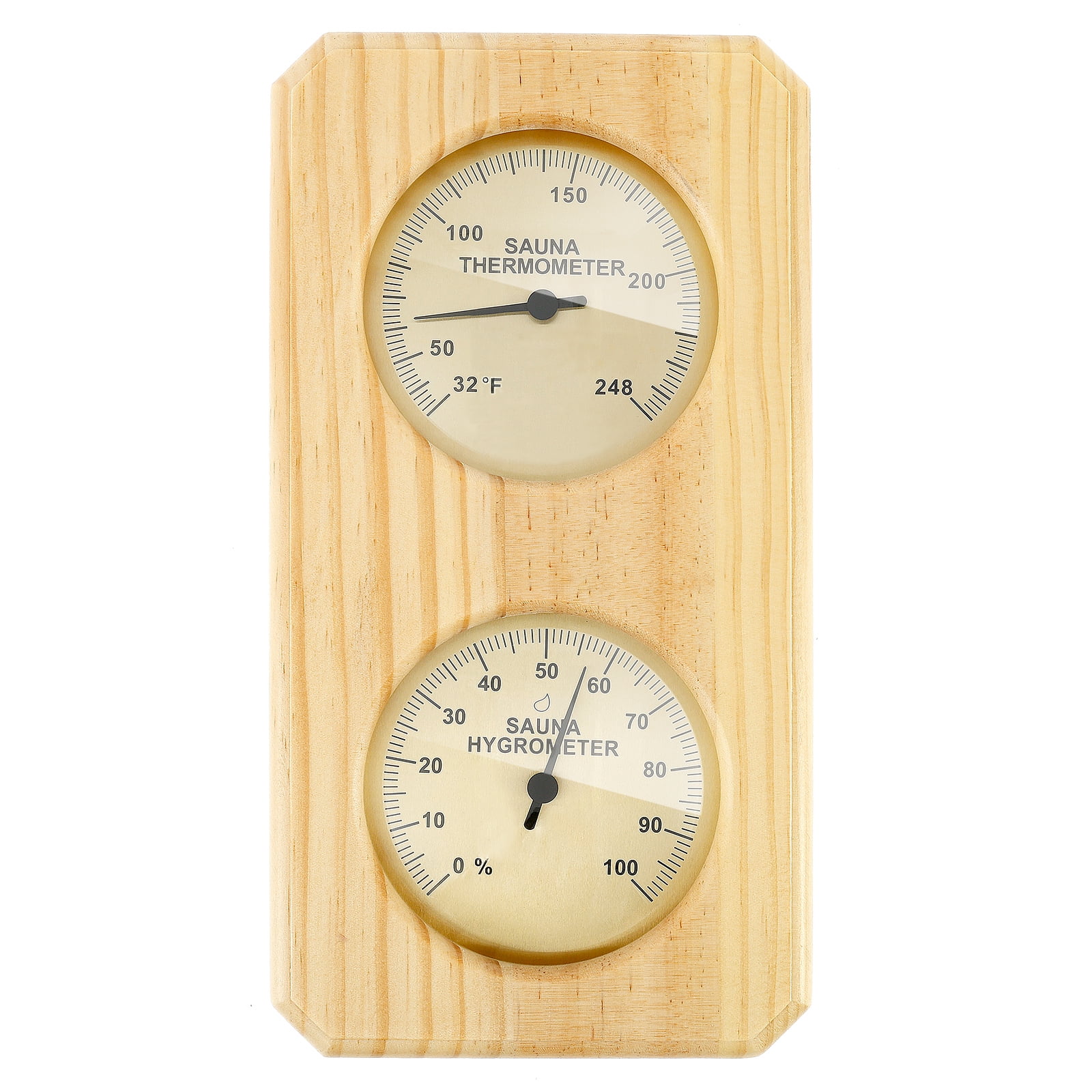 AEVXKHI Sauna Thermometer and Hygrometer, Wall Mount Sauna Humidity ...