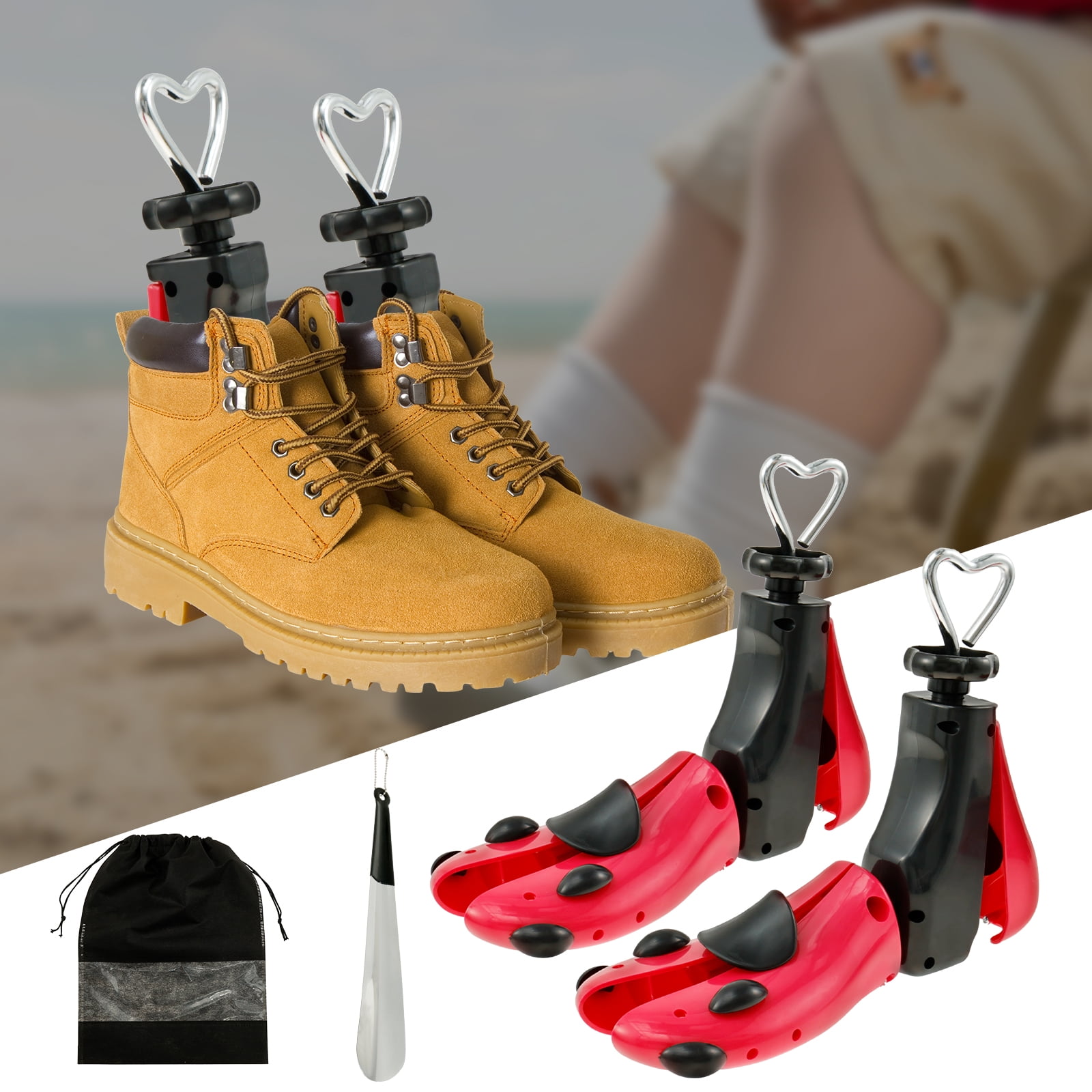 AEVXKHI Shoe Stretcher Boot Stretcher Keep Shape Versatile Wide Feet ...