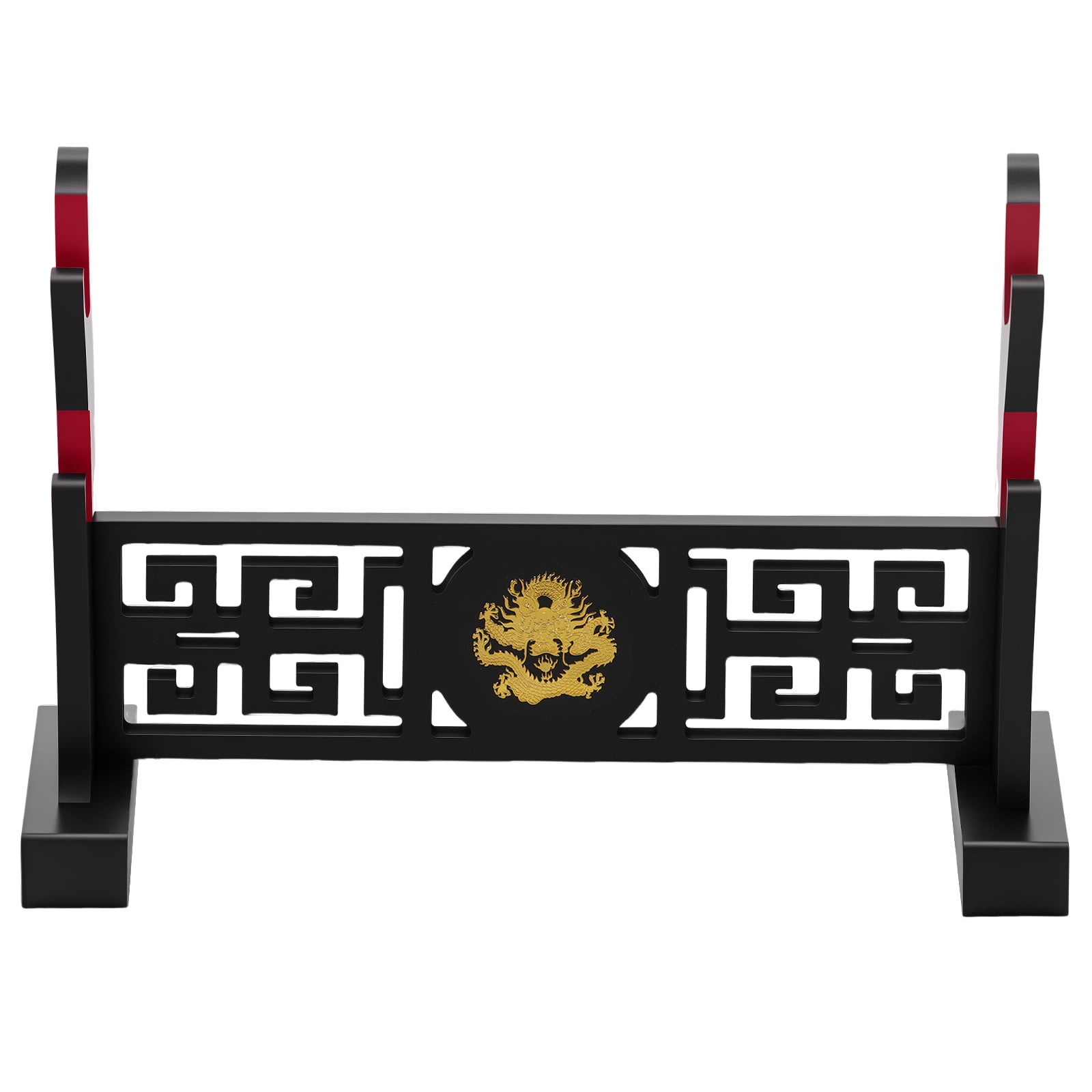 AEVXKHI Sword Stand Display, Wood Sword Stand Holder, 2 Layer Display ...