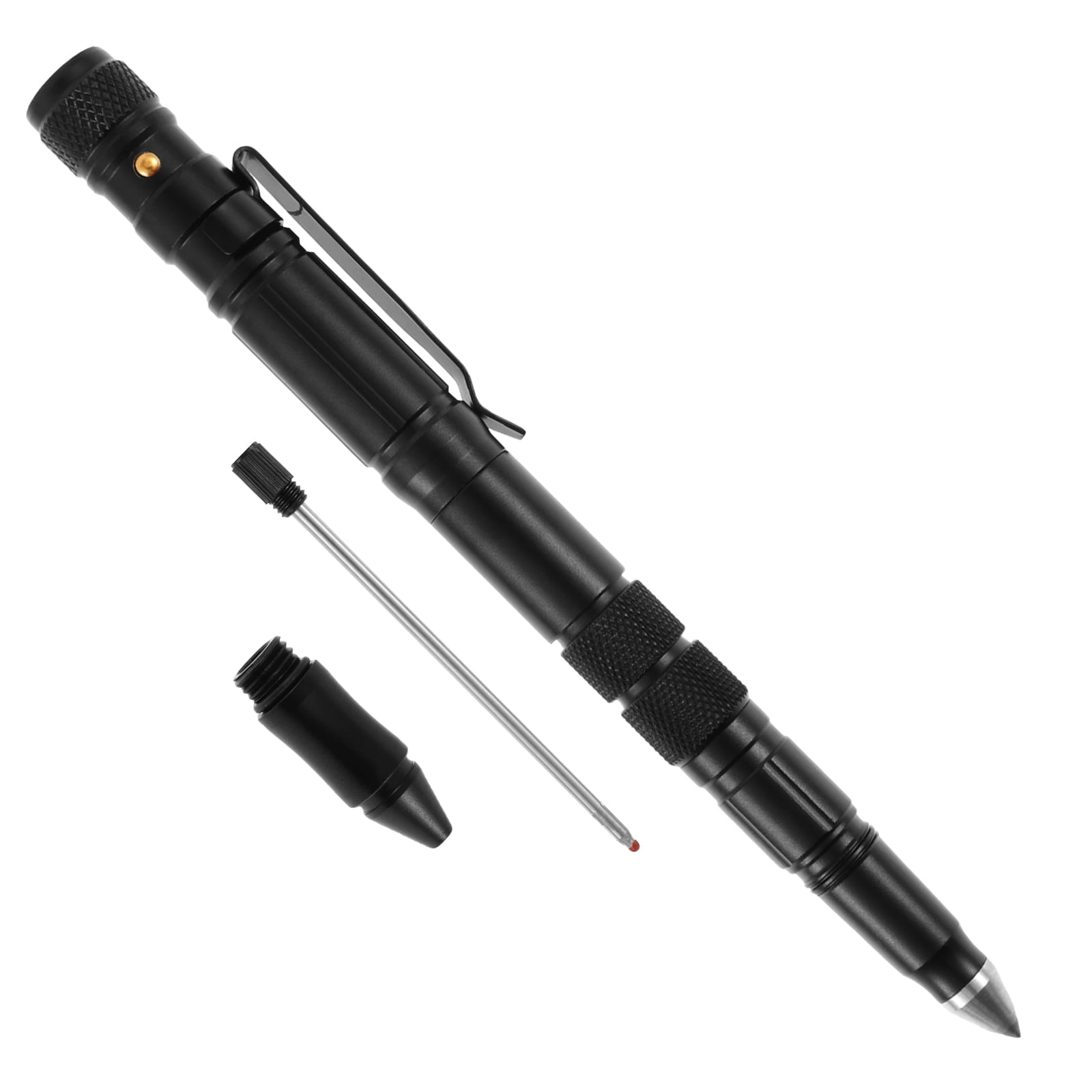 AEVXKHI Tactical Pen, Multi Tool Pen with LED Light, Flashlight ...