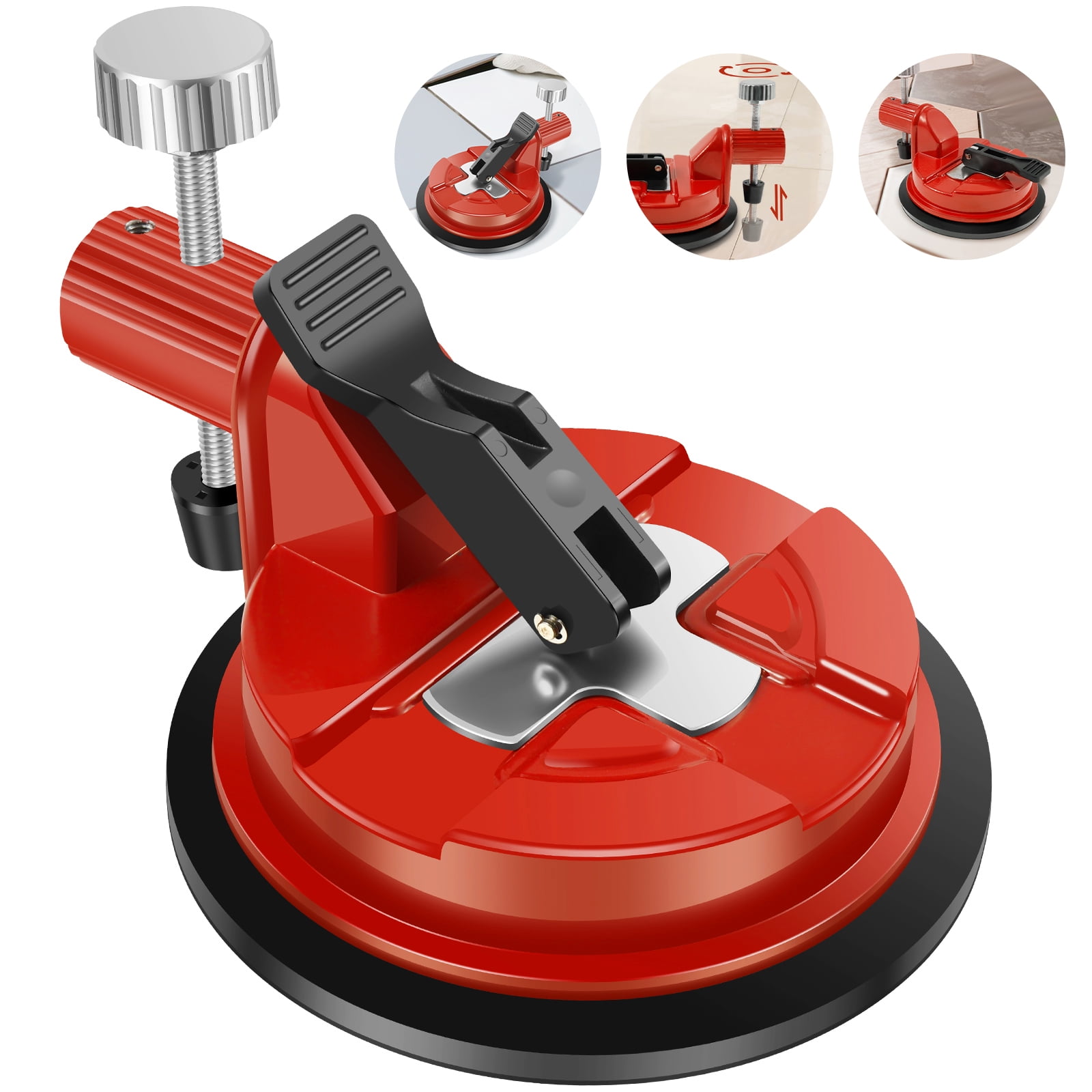AEVXKHI Tile Leveling System Suction Cup, Large Plate Corner Fixed ...