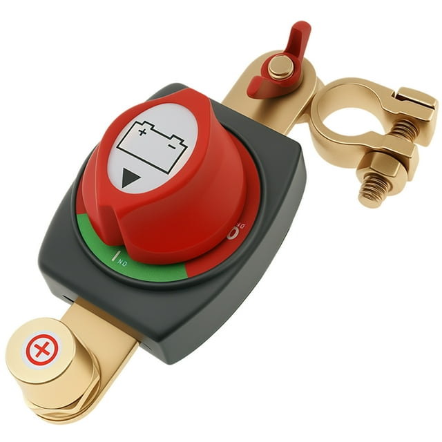 AEVXKHI Top Post Battery Disconnect Switch, Positive 12V 48V Waterproof ...