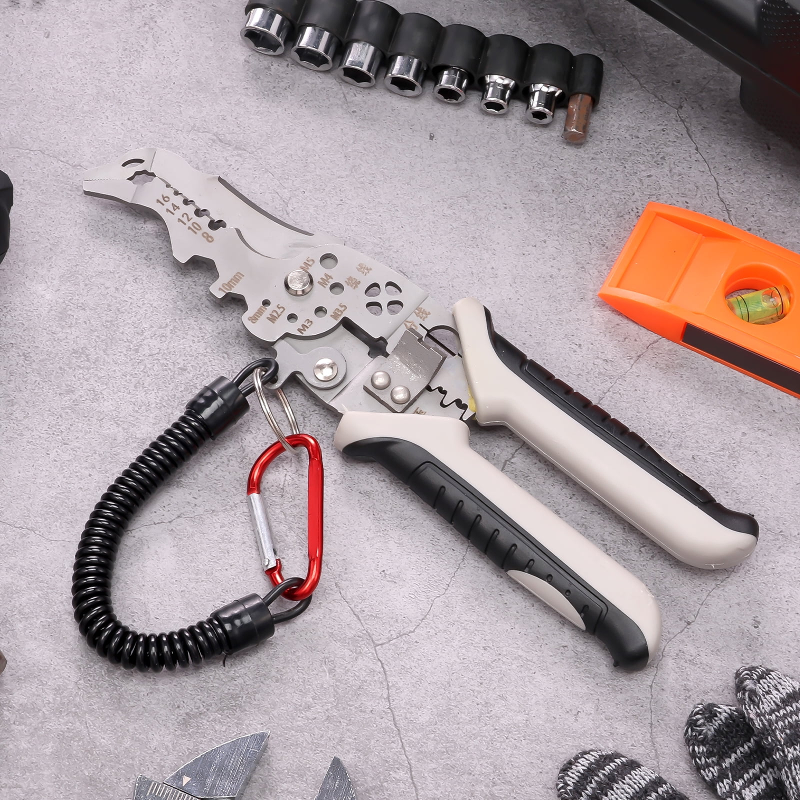 AEVXKHI Wire Stripper Plier, Cable Stripping Cutter, Electrical Wire ...