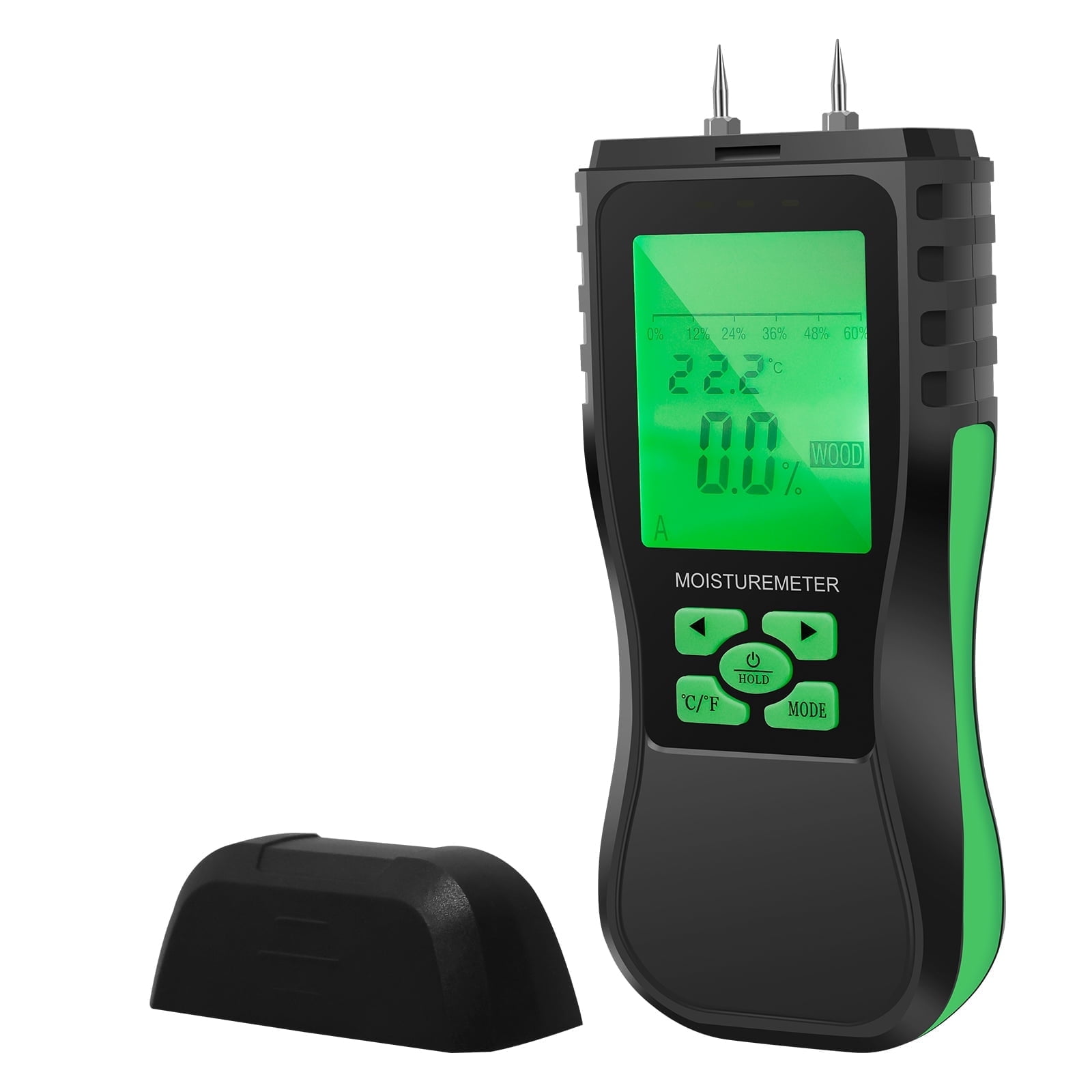 AEVXKHI Wood Moisture Meter Detector, LCD Digital Firewood Humidity ...