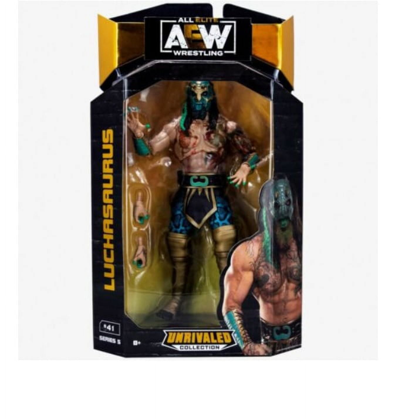 AEW All Elite Wrestling Unrivaled Collection Series 5 Luchasaurus ...