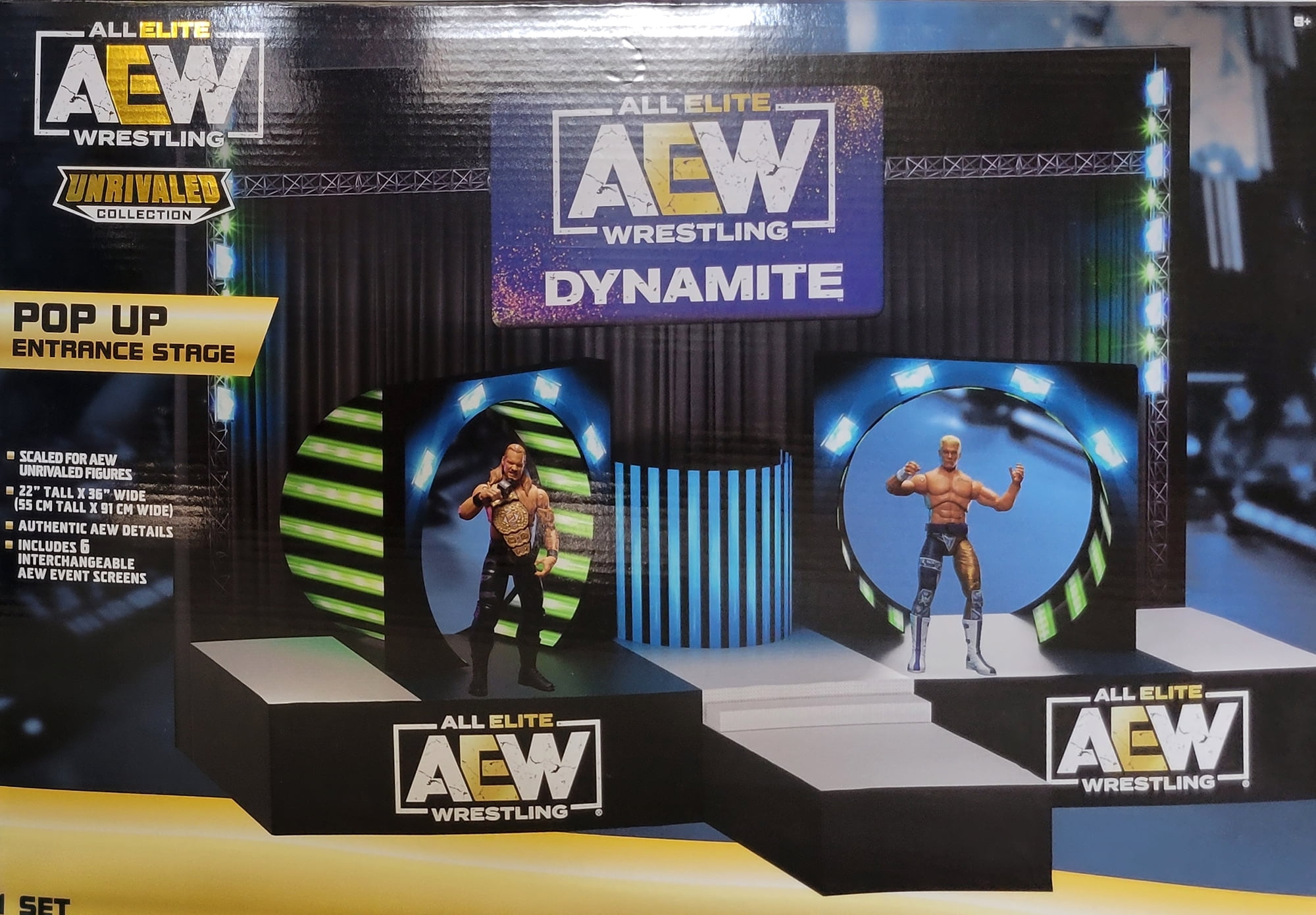 Jazwares AEW Pop-Up Entrance Stage - Wrestling Action Figure ...