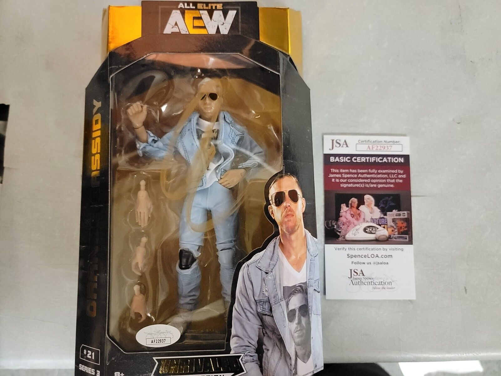 AEW ORANGE CASSIDY signature AEW Elite wrestling figure WITH JSA signature signature - Walmart.com