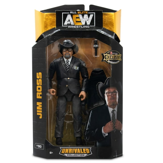 Jim Ross AEW Unrivaled Series Action Figure - Walmart.com