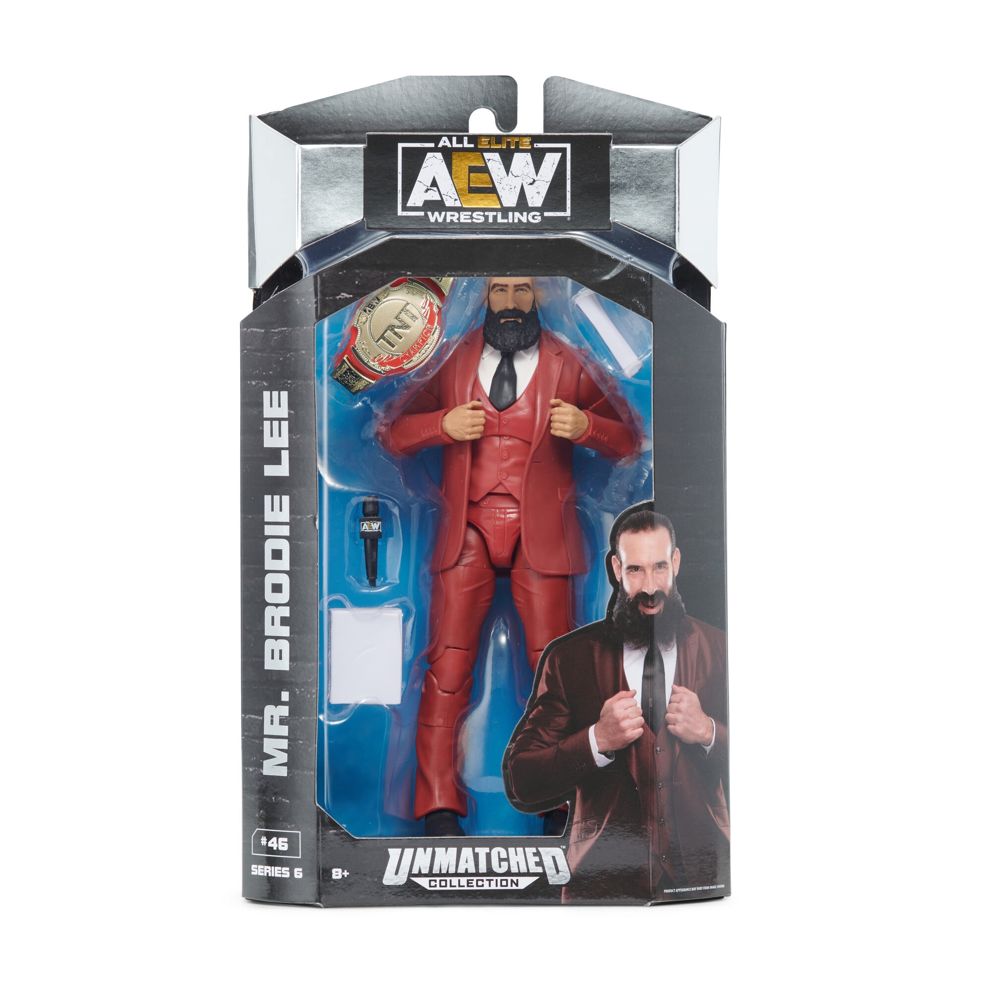 AEW Unmatched Mr. Brodie Lee Figure, 6-inch, 25 Points of Articulation ...