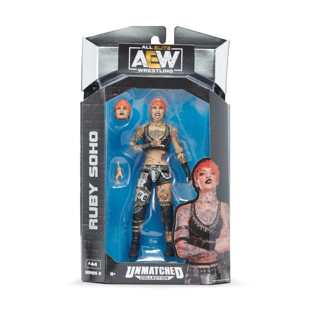 AEW Unmatched - 6 inch Ruby Soho Figure with Alternate Yelling Head and Rock Hand - Walmart.com