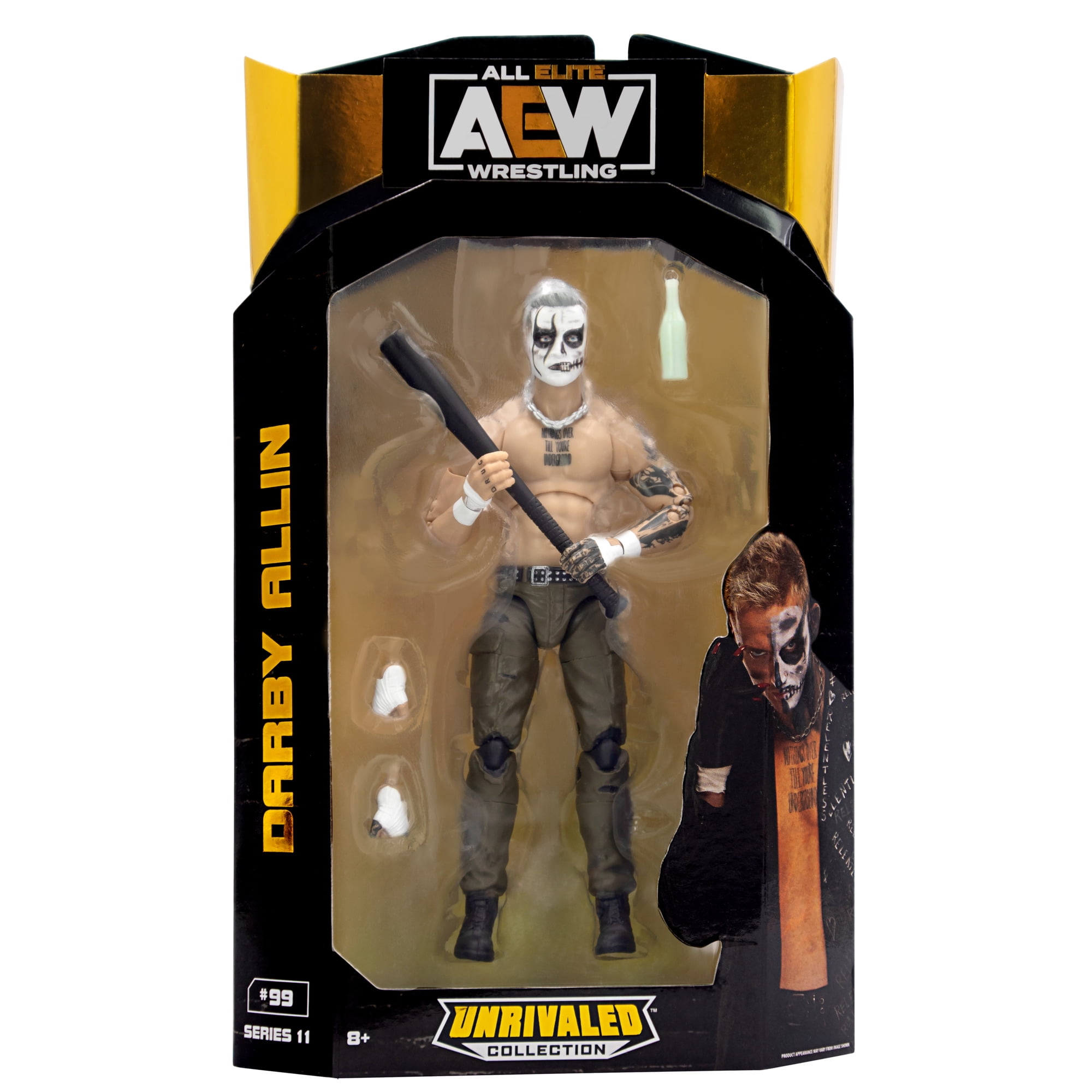 AEW Unrivaled Darby Allin - 6 inch Figure with Alternate Fist Hands ...