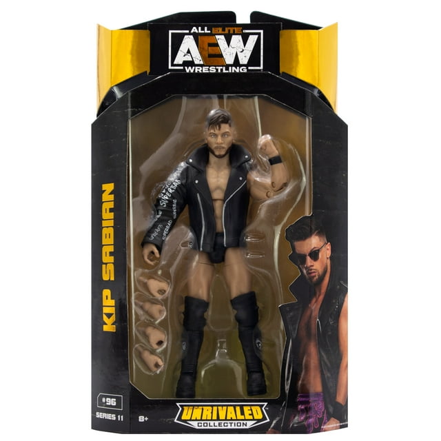 AEW Unrivaled Kip Sabian - 6 inch Figure with Alternate Fist and C ...