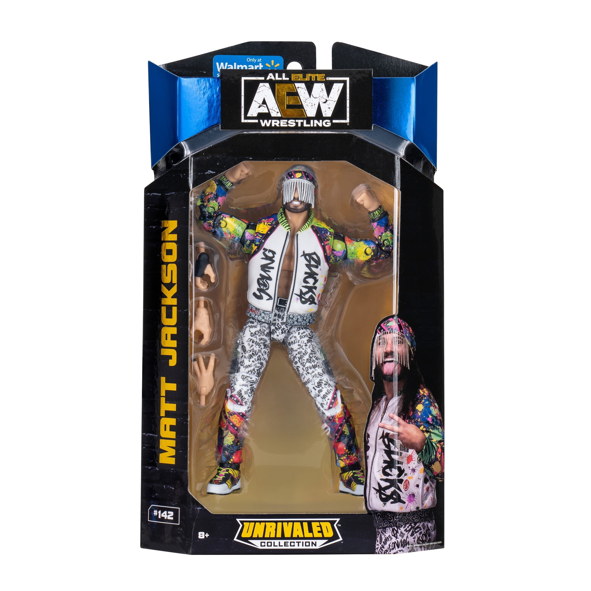 AEW Unrivaled Matt Jackson - 6 inch Figure with Entrance Jacket and ...