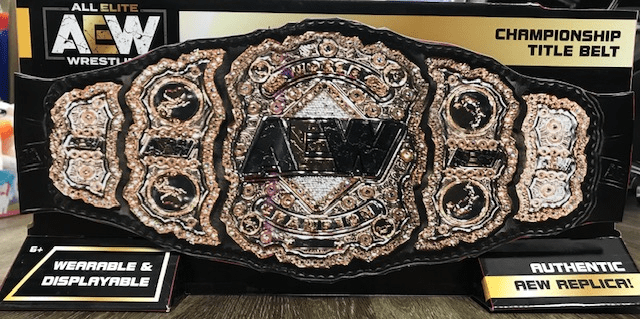 AEW World Championship Title Belt - Pro Wrestling Collectible Item ...