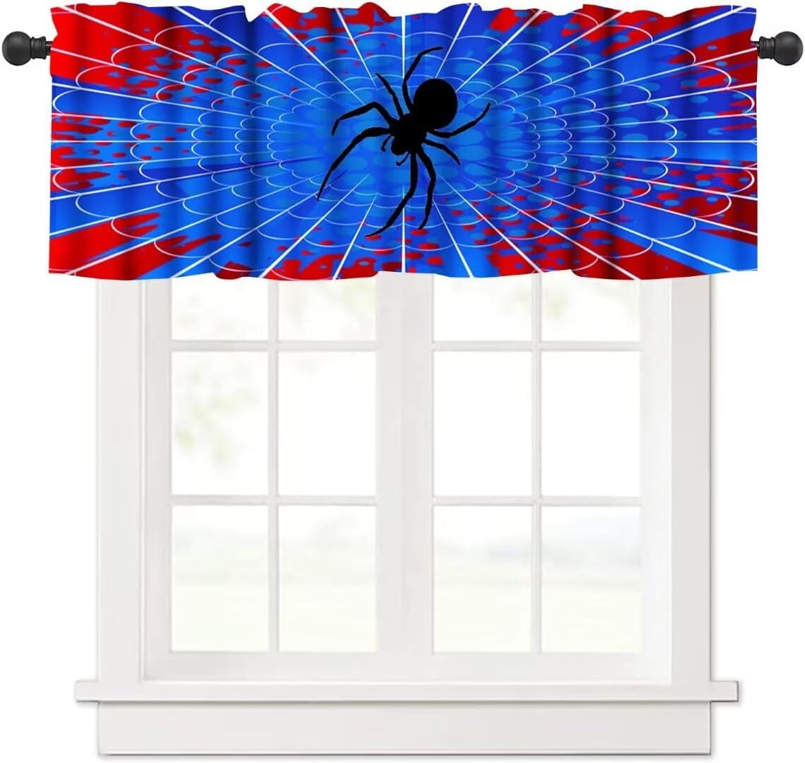 AEXTO Colorful Polka Dot Valances Kids Curtains Abstract Watercolor ...