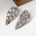 AEXTO Irregular Earrings For Women Gold Vintage Exaggerated Ginkgo Leaf ...